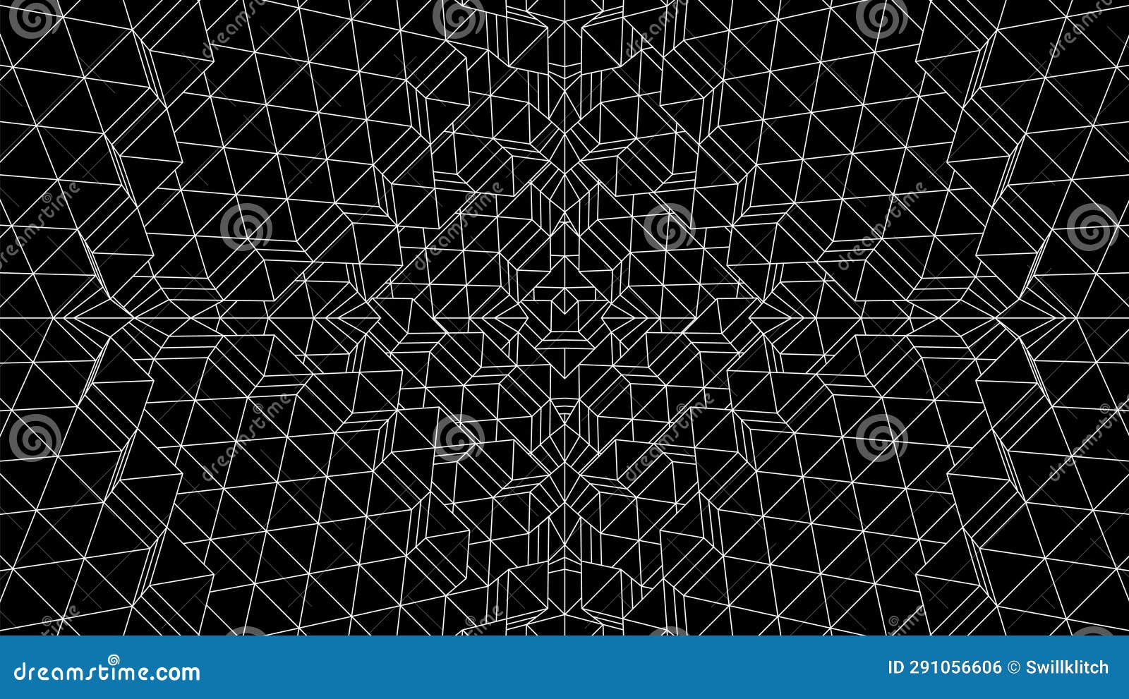 Geometric Grid Background with 80s Styled Mesh. Cyberpunk Abstract ...