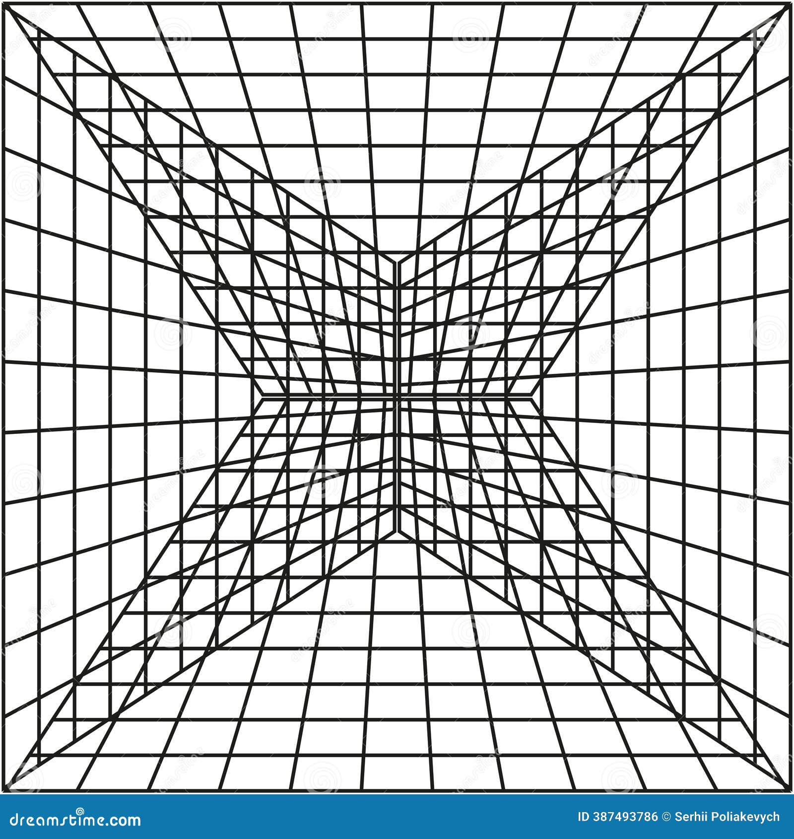 Linear Dimension Icon From Geometry Outline Collection. Thin Line ...