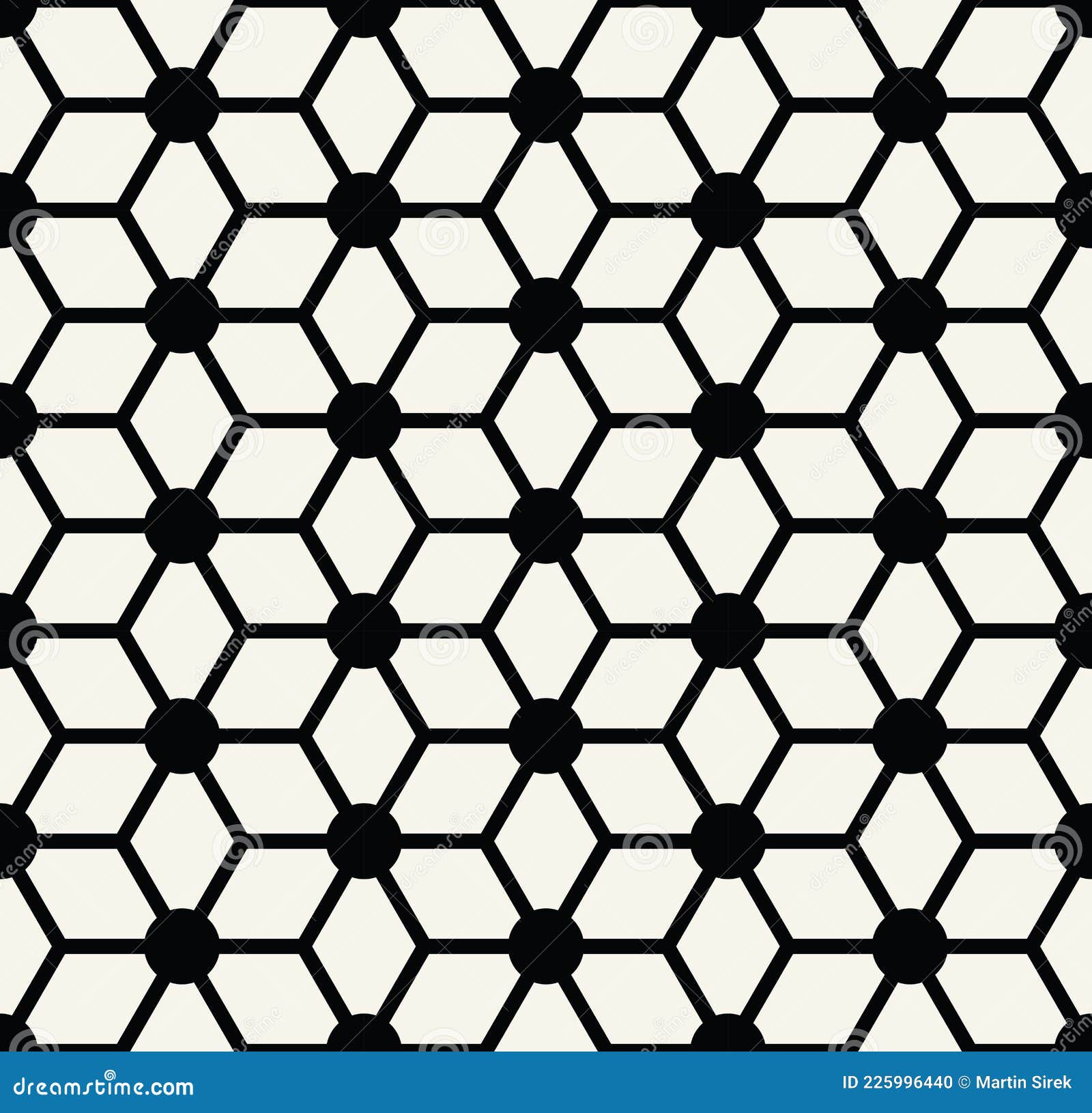 Geometric Grid Graphic Deco Floral Pattern Print Stock Vector ...