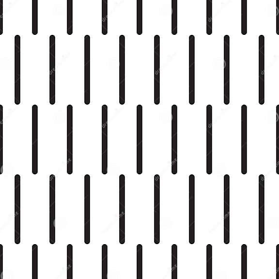 Geometric Grid from Long Black Rectangles with Round Corners. Seamless ...