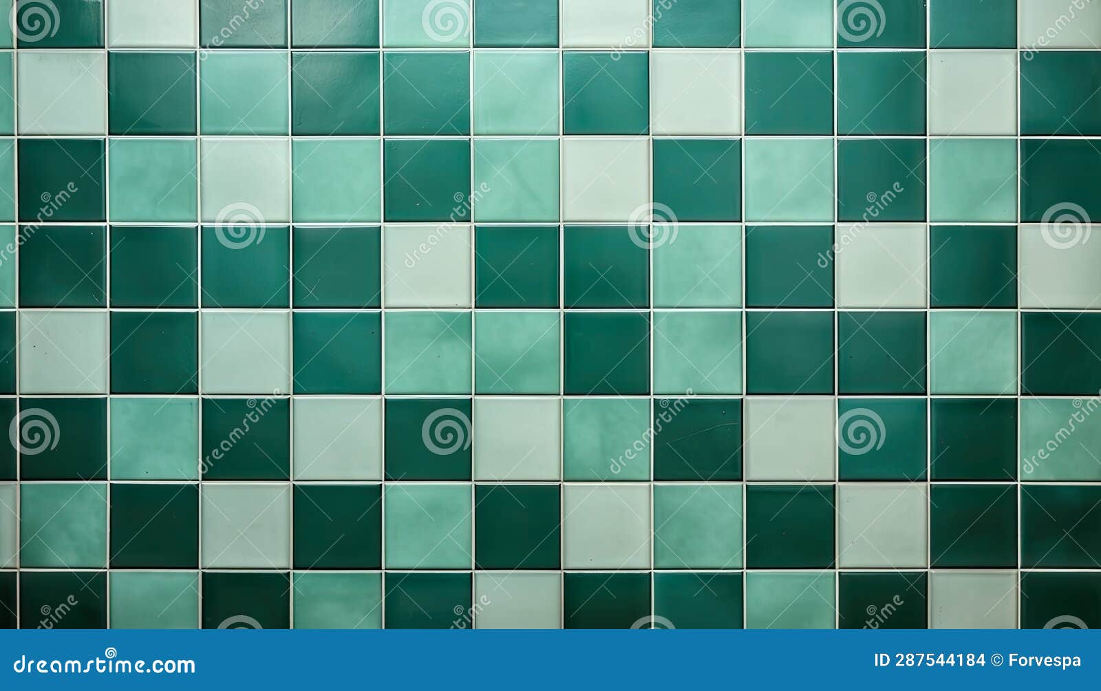 Geometric Grid Pattern Light Green Ceramic Tile Wall Texture Stock ...