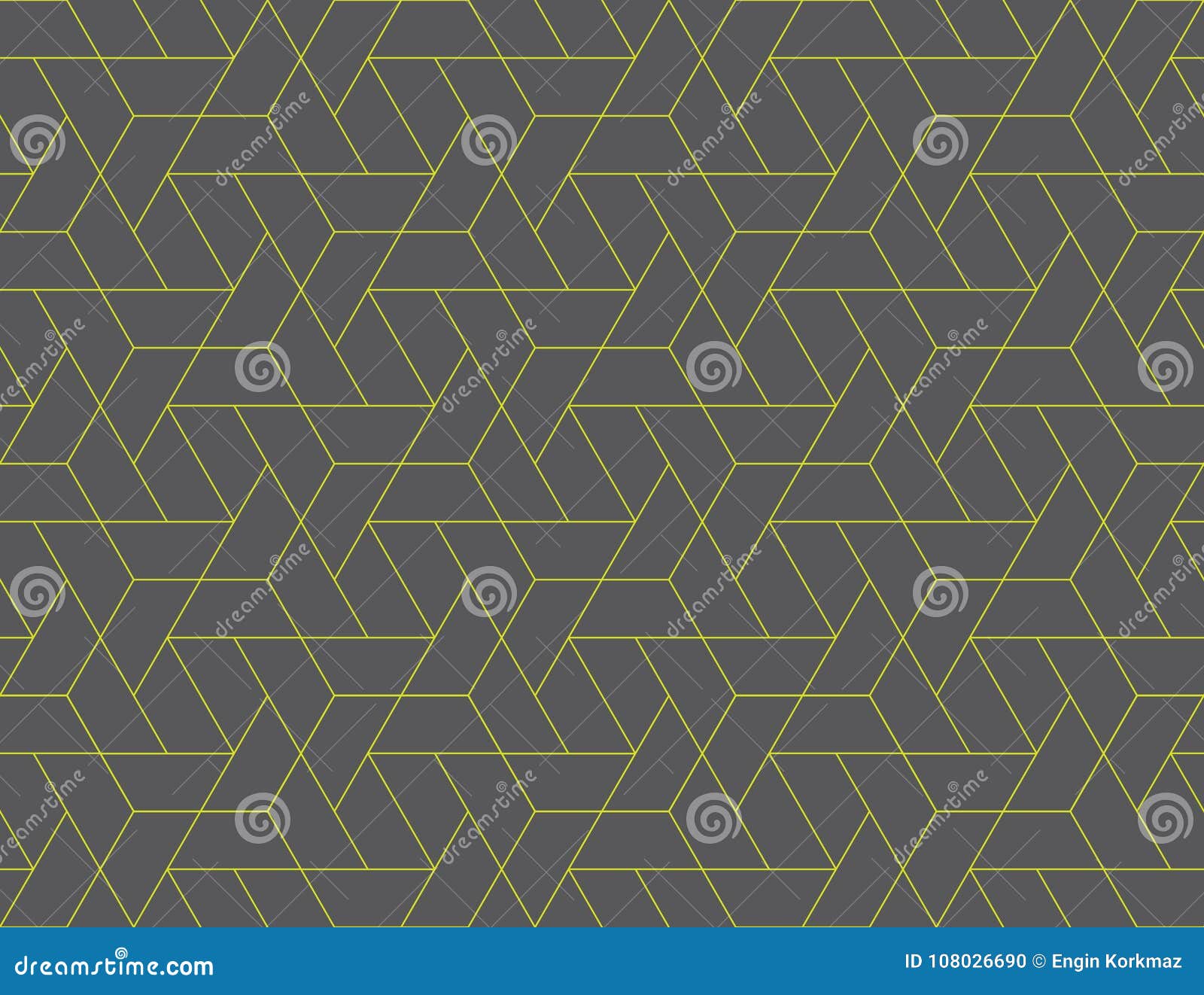 Geometric Grid Seamless Pattern Stock Vector - Illustration of paper ...