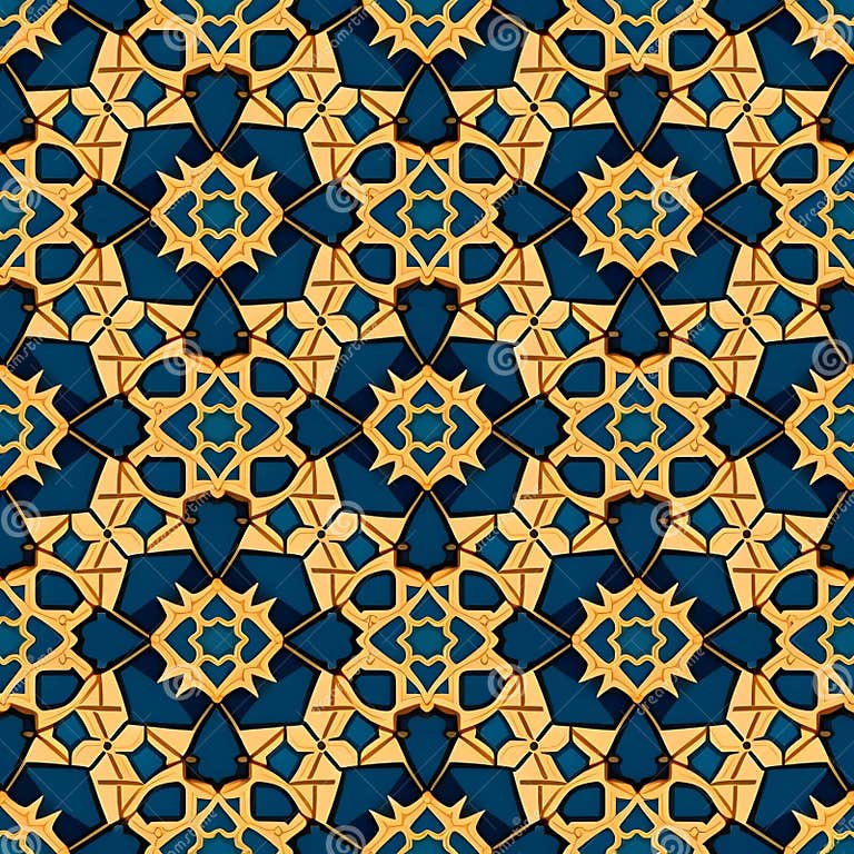 Geometric Harmony: Captivating Patterns and Shapes Stock Illustration ...