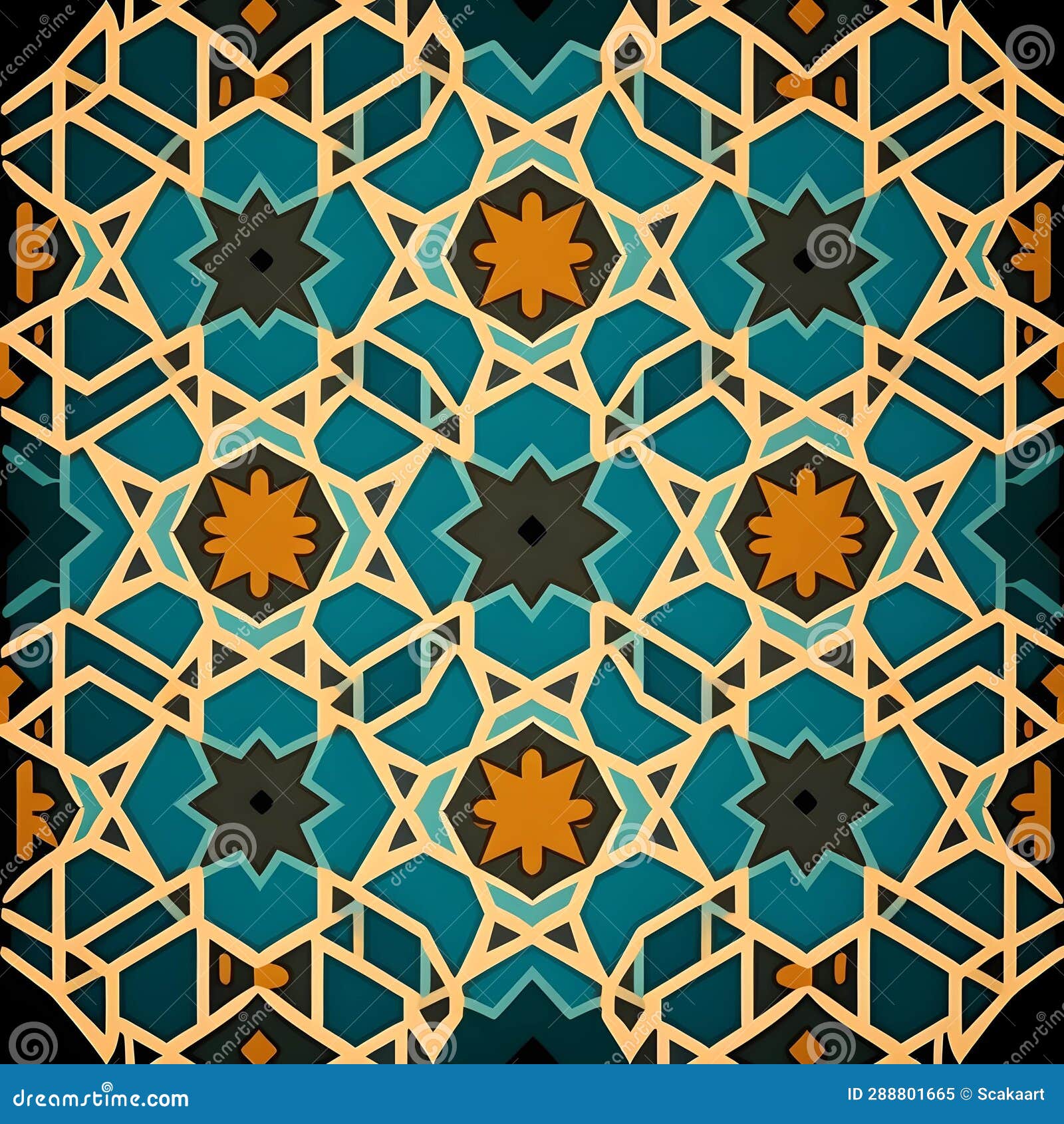 Geometric Harmony: Captivating Patterns and Shapes Stock Illustration ...