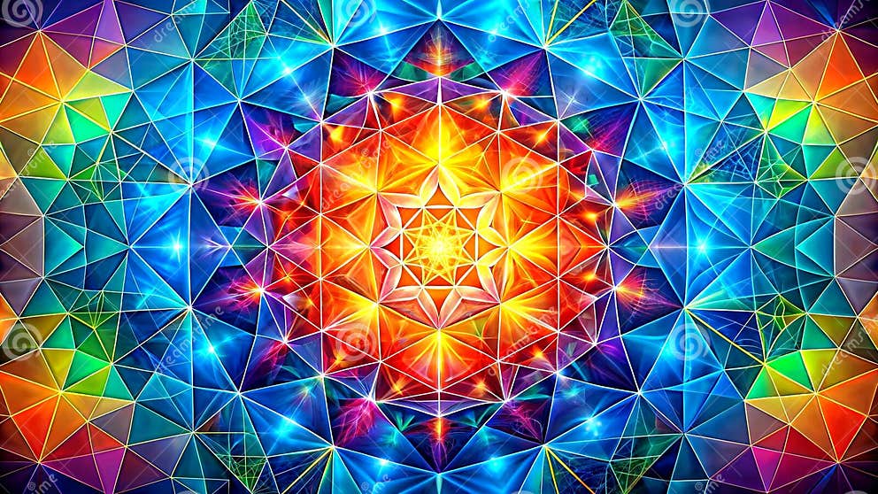 Geometric Harmony: a Study in Abstract Form and Shape Generative AI Automated Art Stock ...