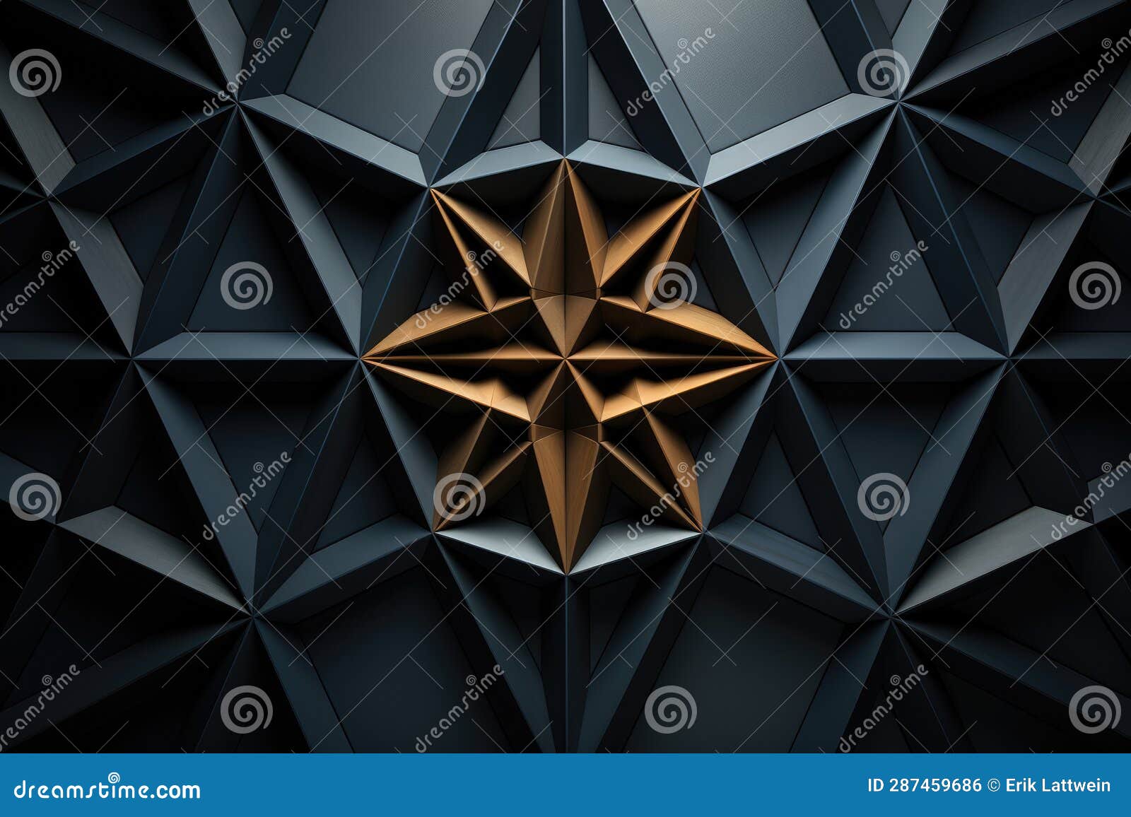 Geometric Harmony Symmetrical Geometric Shapes - Abstract Background ...