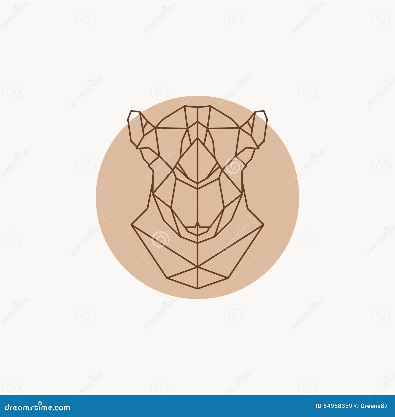 Geometric head Camel. stock illustration. Illustration of icon - 84958359