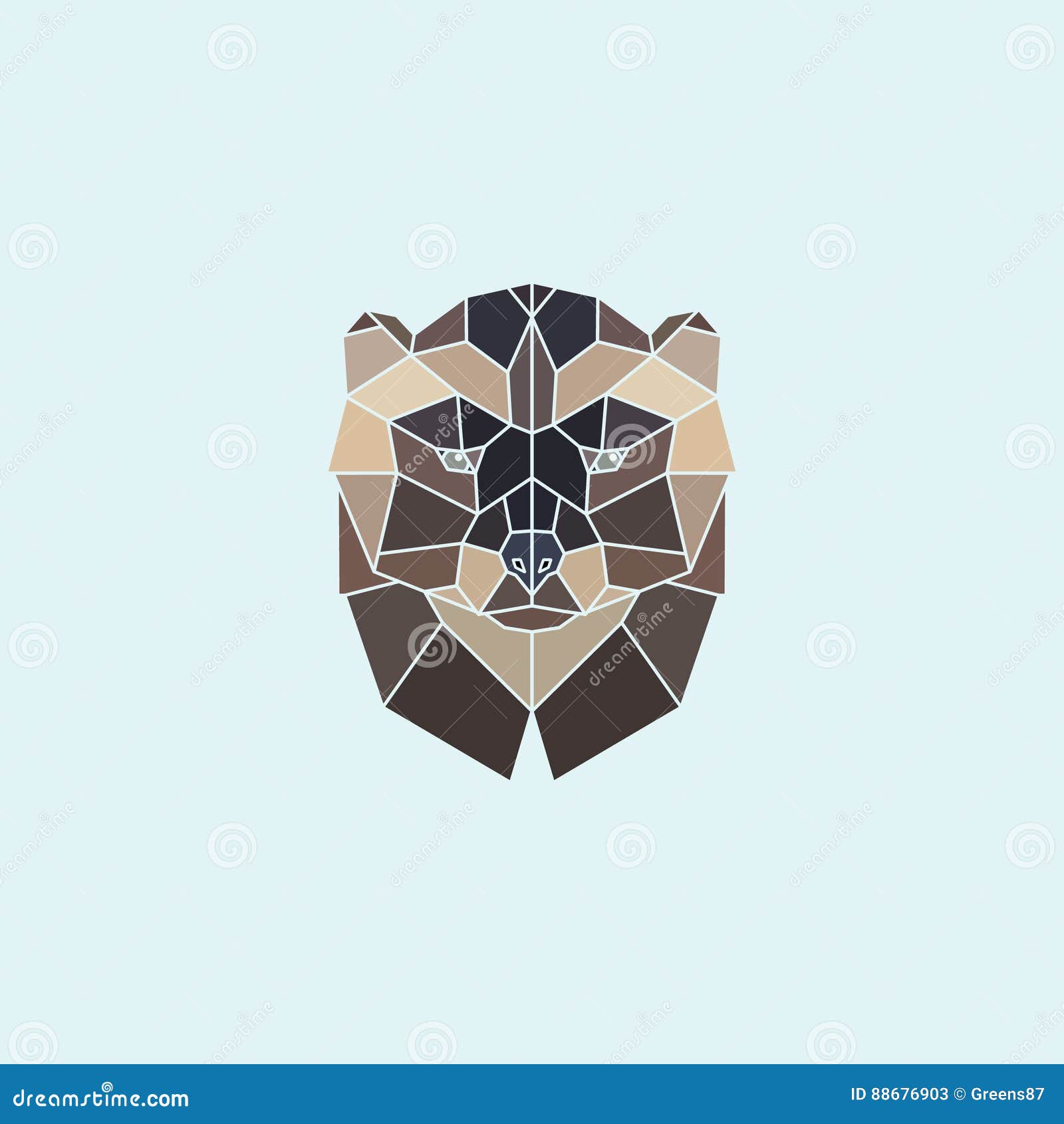 Wolverine Mascot Head Growling Vector Cartoon Illustration ...