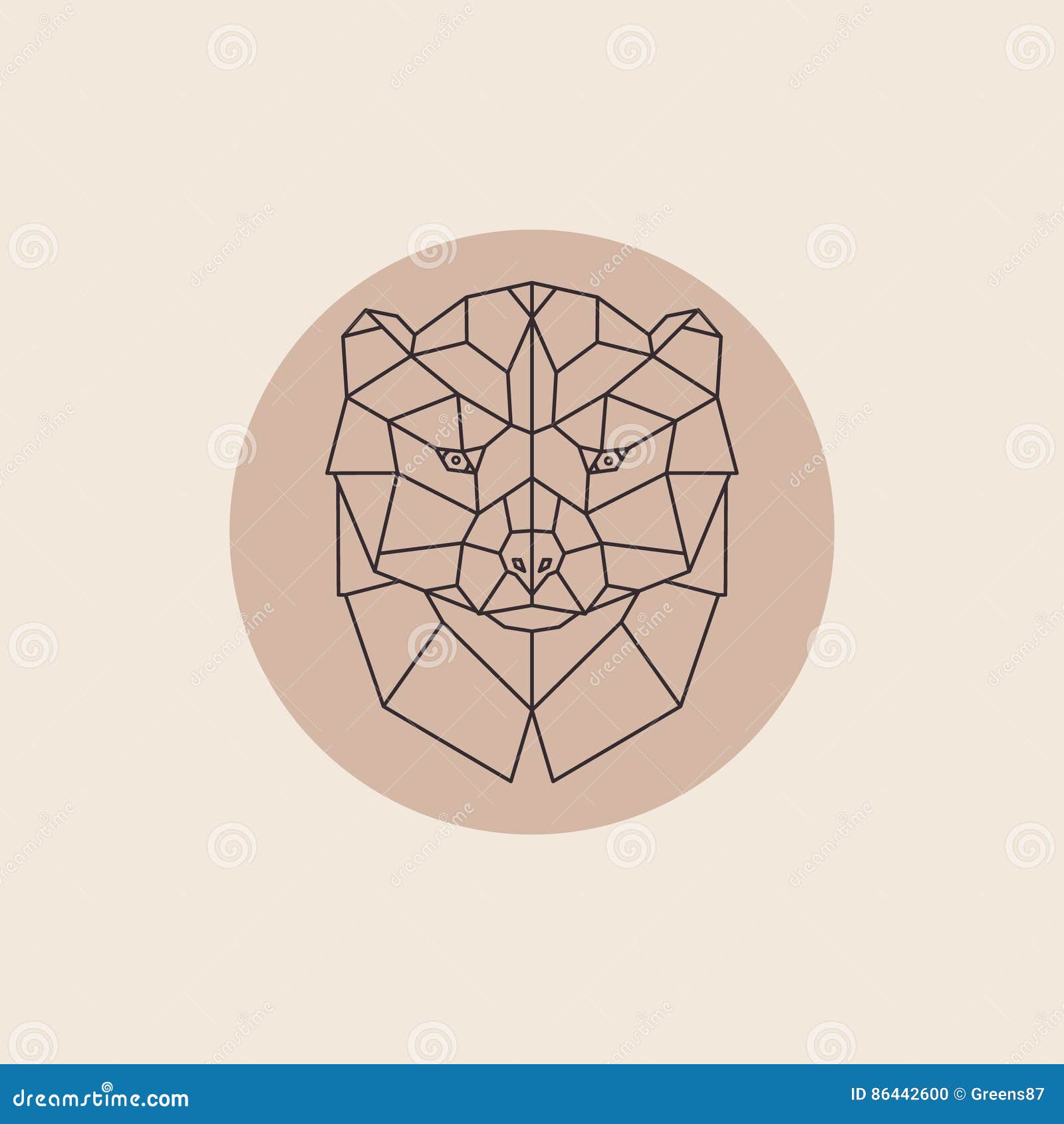 Wolverine Mascot Head Growling Vector Cartoon Illustration ...