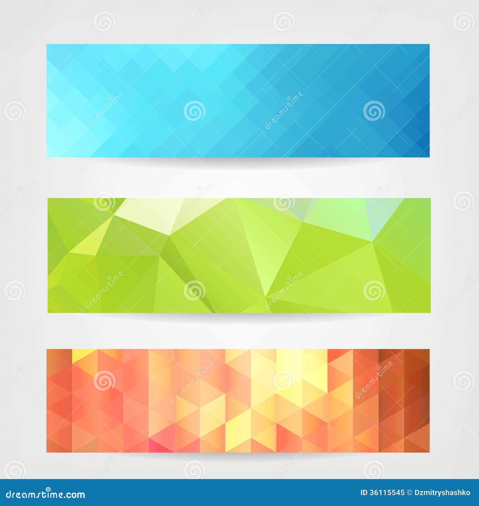 Geometric header set stock vector. Illustration of pattern - 36115545