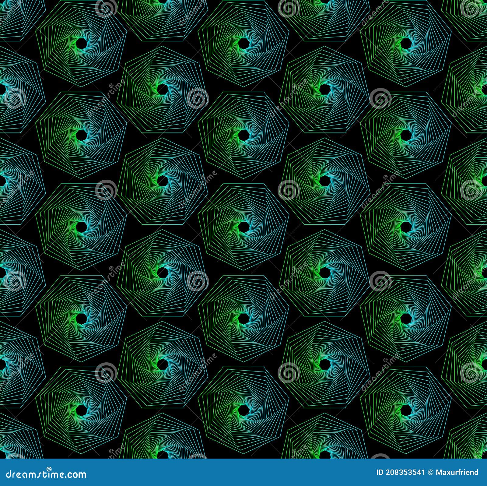 Green Heptagon Basic Simple Shapes, Geometric Heptagon Icon, 2d Shape ...