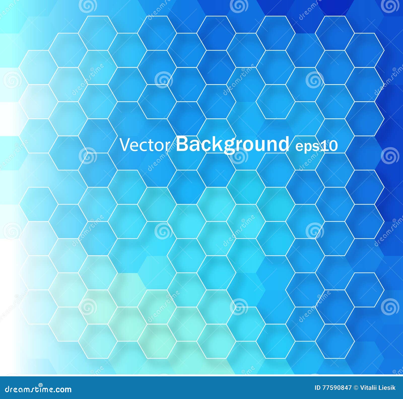 Geometric Hexagon Abstract Vector Background Stock Vector ...