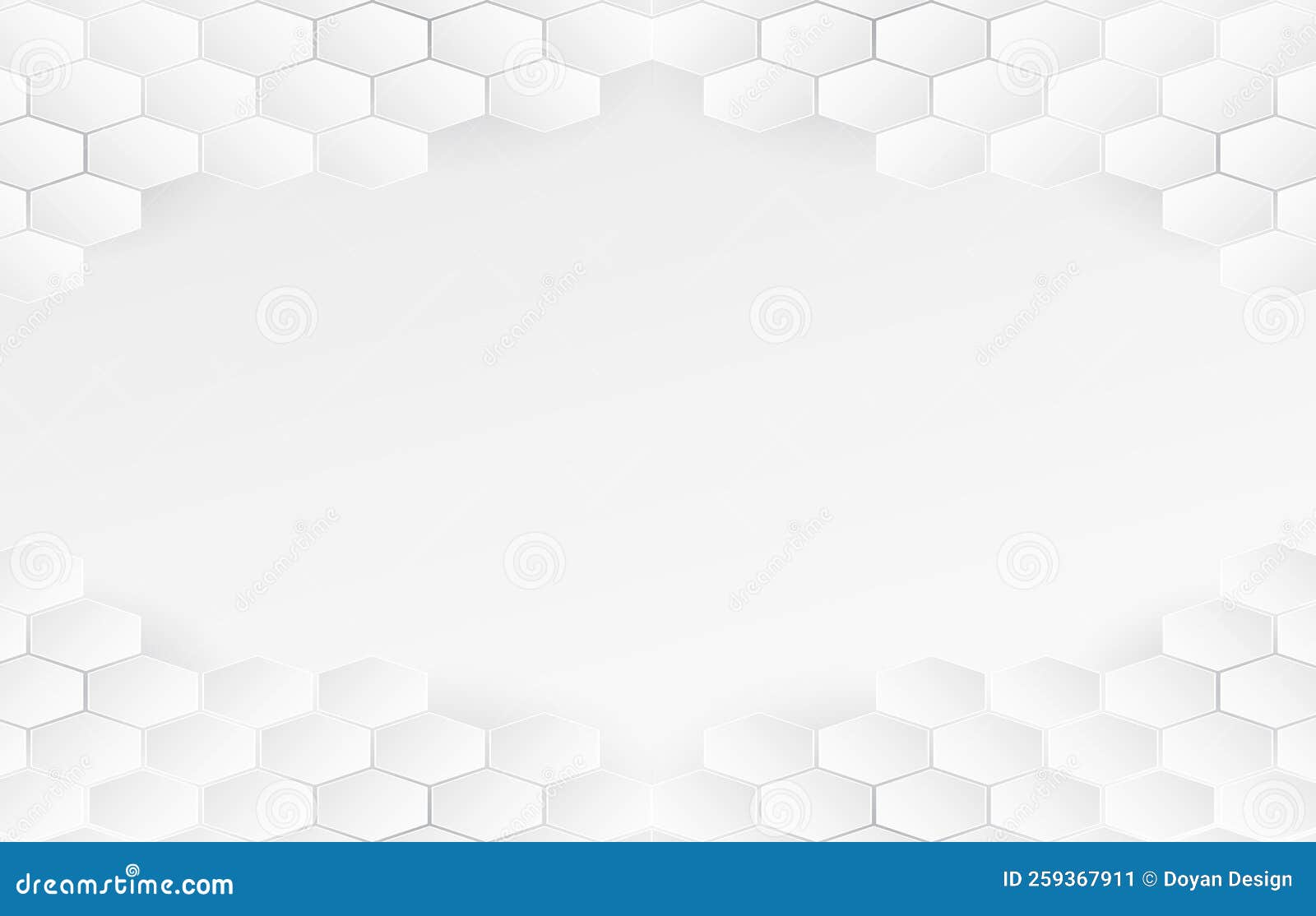 Geometric Hexagon Concept White Background Design Stock Vector ...