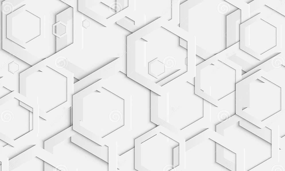 Geometric Hexagon Overlapping Layer Stock Vector - Illustration of ...