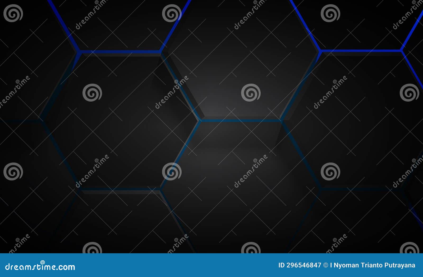 Geometric Hexagon Pattern on Background. Stock Illustration ...