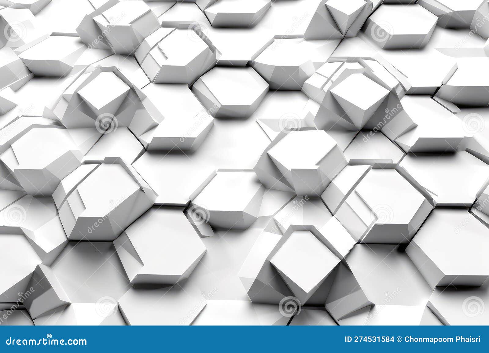 Geometric Hexagon Pattern, a Repeating Design Made Up of Hexagons ...