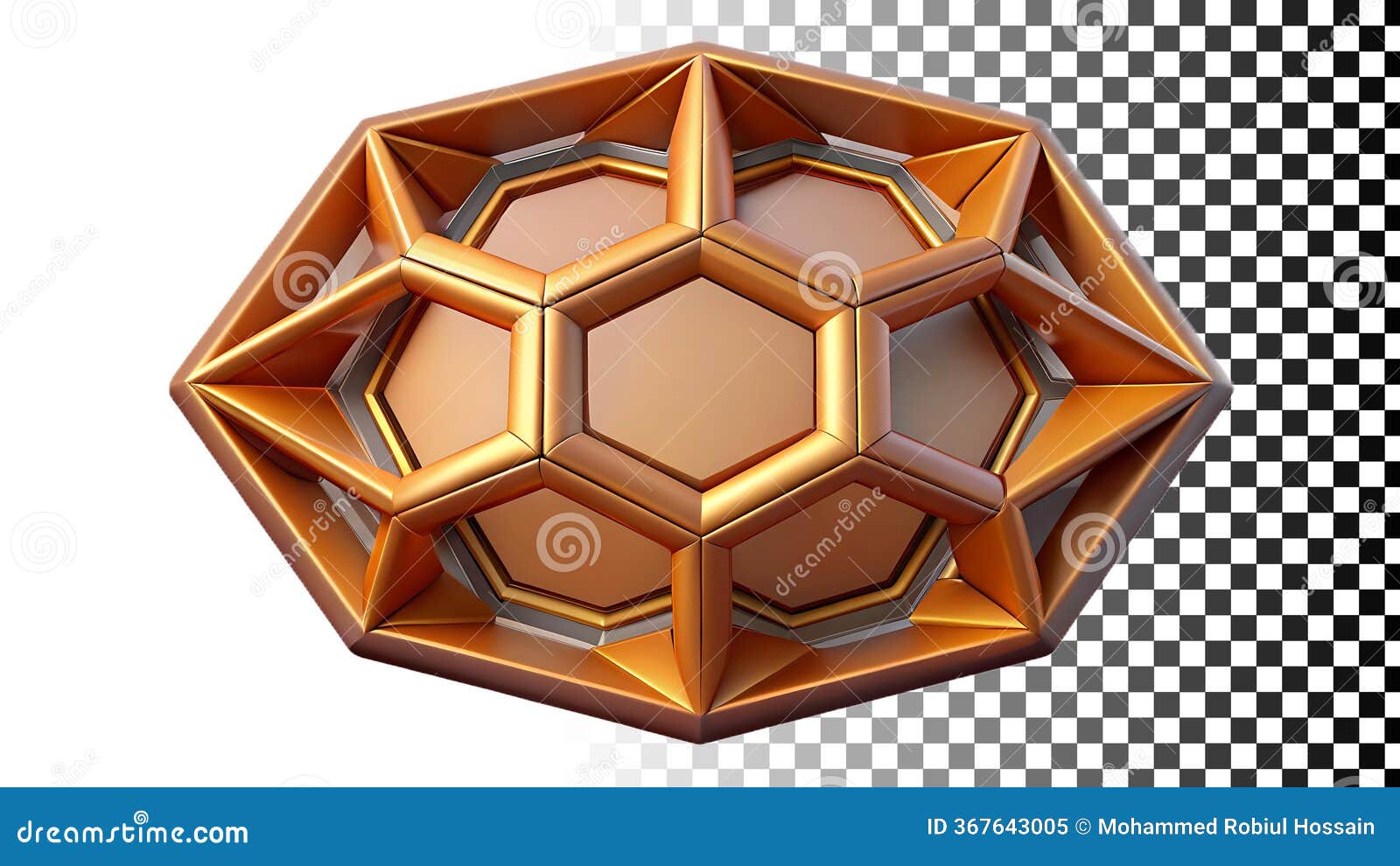 Hexagon Sphere Royalty-Free Stock Photography | CartoonDealer.com #55508141