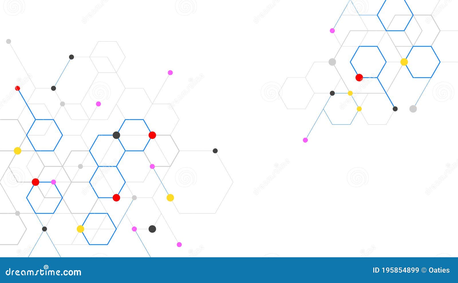 Geometric Hexagonal Abstract Block Pattern Stock Vector - Illustration ...