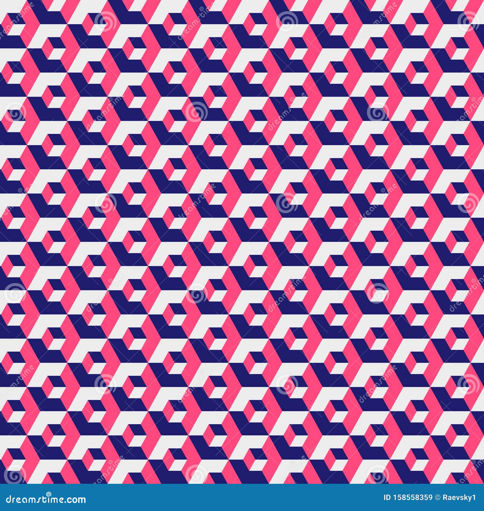 Geometric Hexagonal Pattern, Red Color Grid Texture. Seamless Hexagon ...