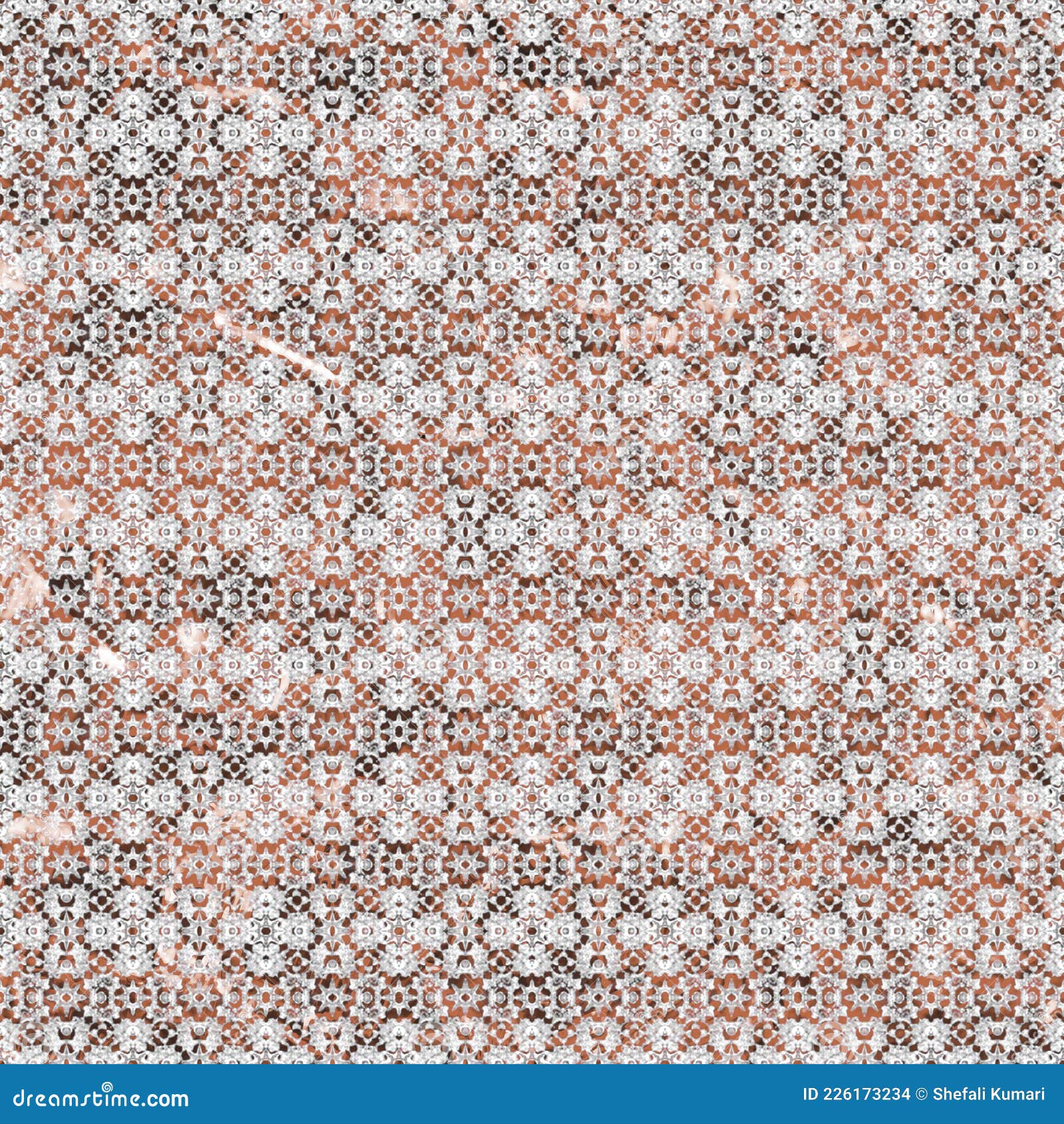 Geometric High Definition Repeat Boho Pattern Isolated on White Canvas ...