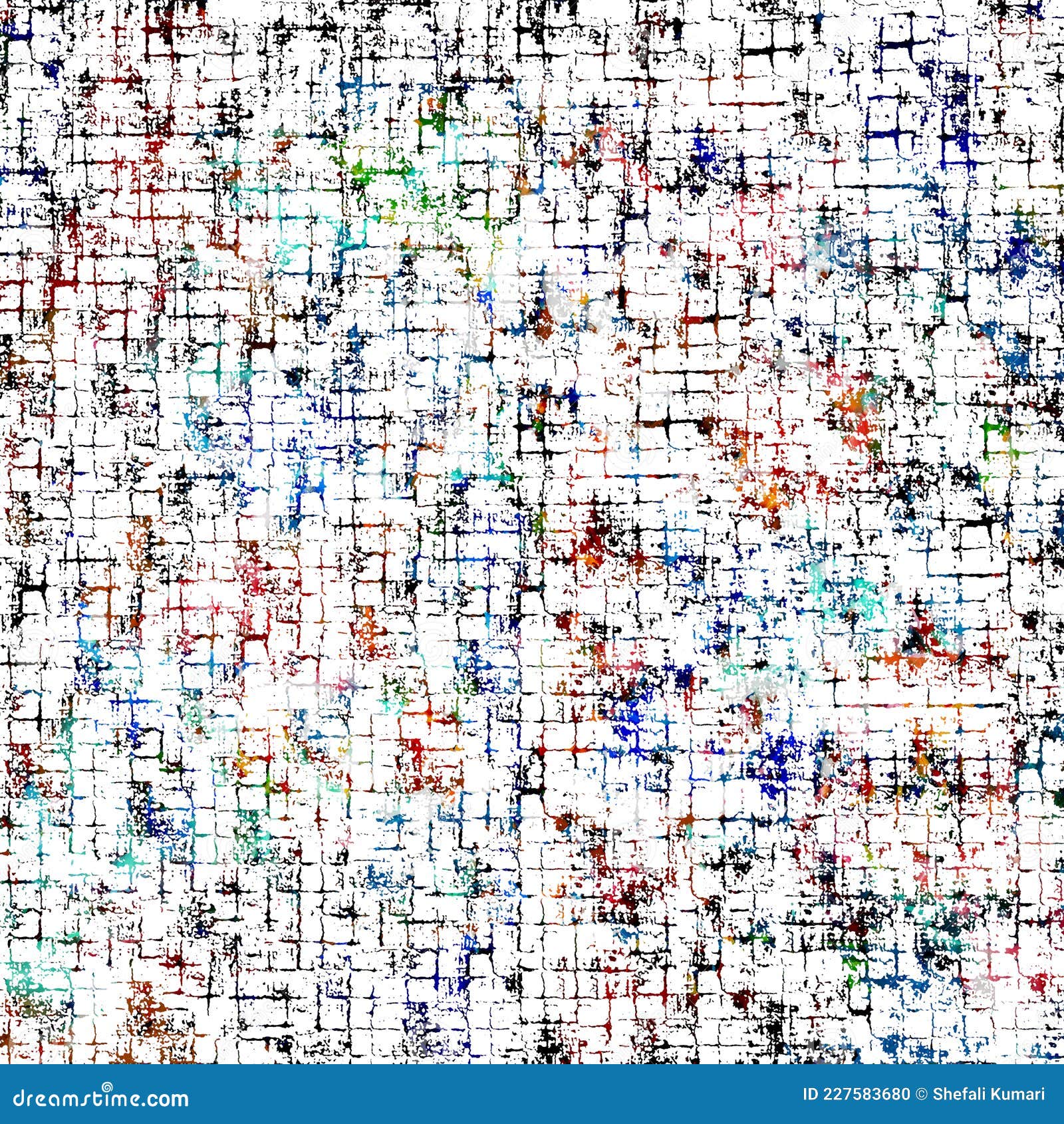 Geometric High Definition Repeat Boho Pattern Isolated on White Canvas ...