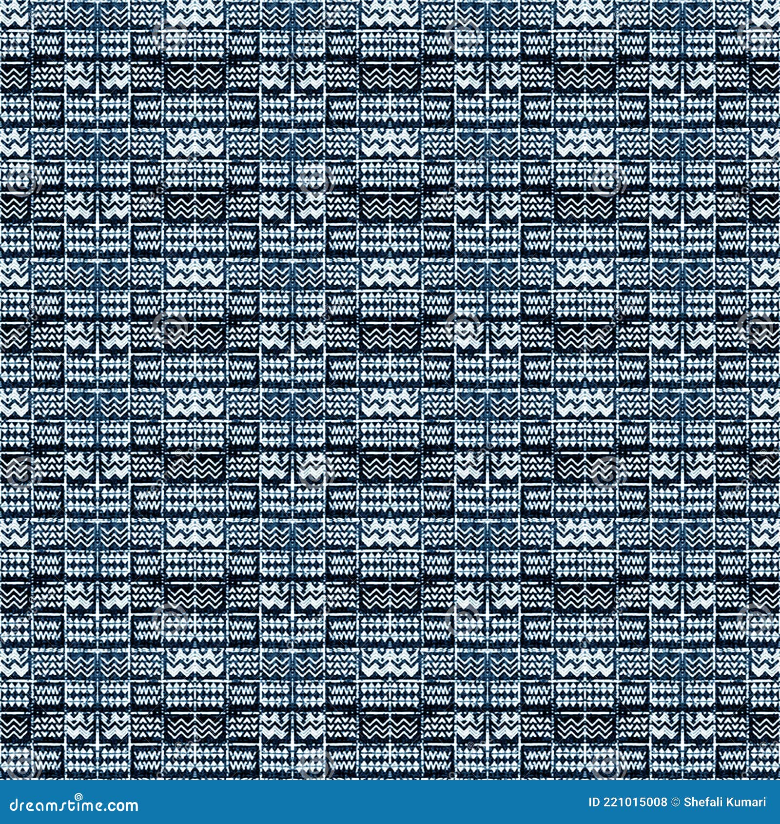 Geometric High Definition Repeat Boho Pattern Isolated on White Canvas ...