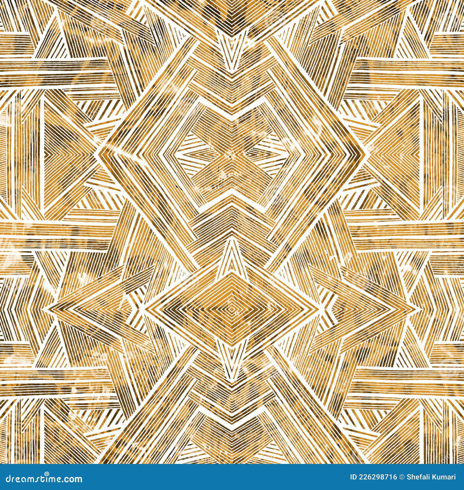 Geometric High Definition Repeat Boho Pattern Isolated on White Canvas ...