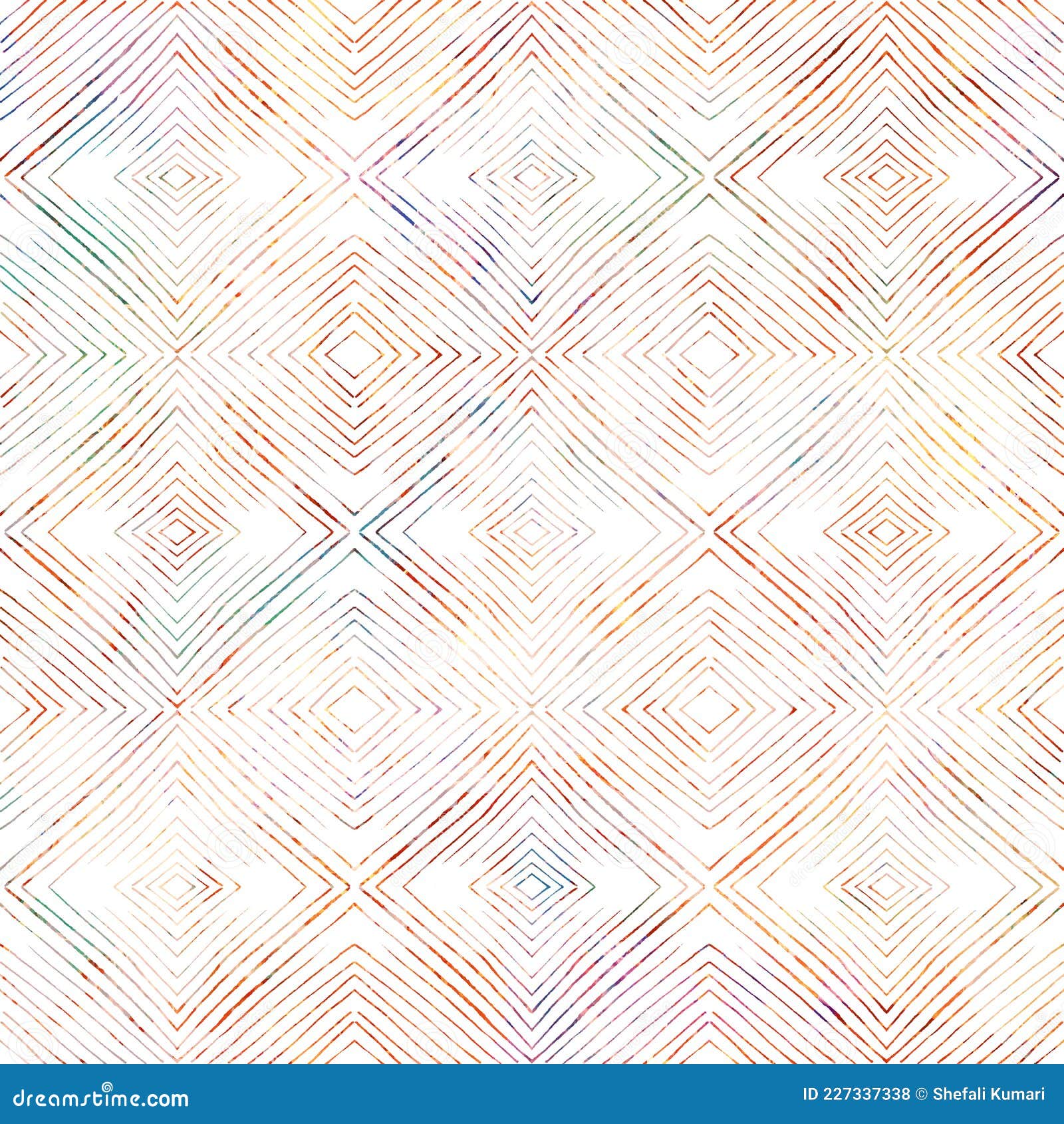 Geometric High Definition Repeat Boho Pattern Isolated on White Canvas ...