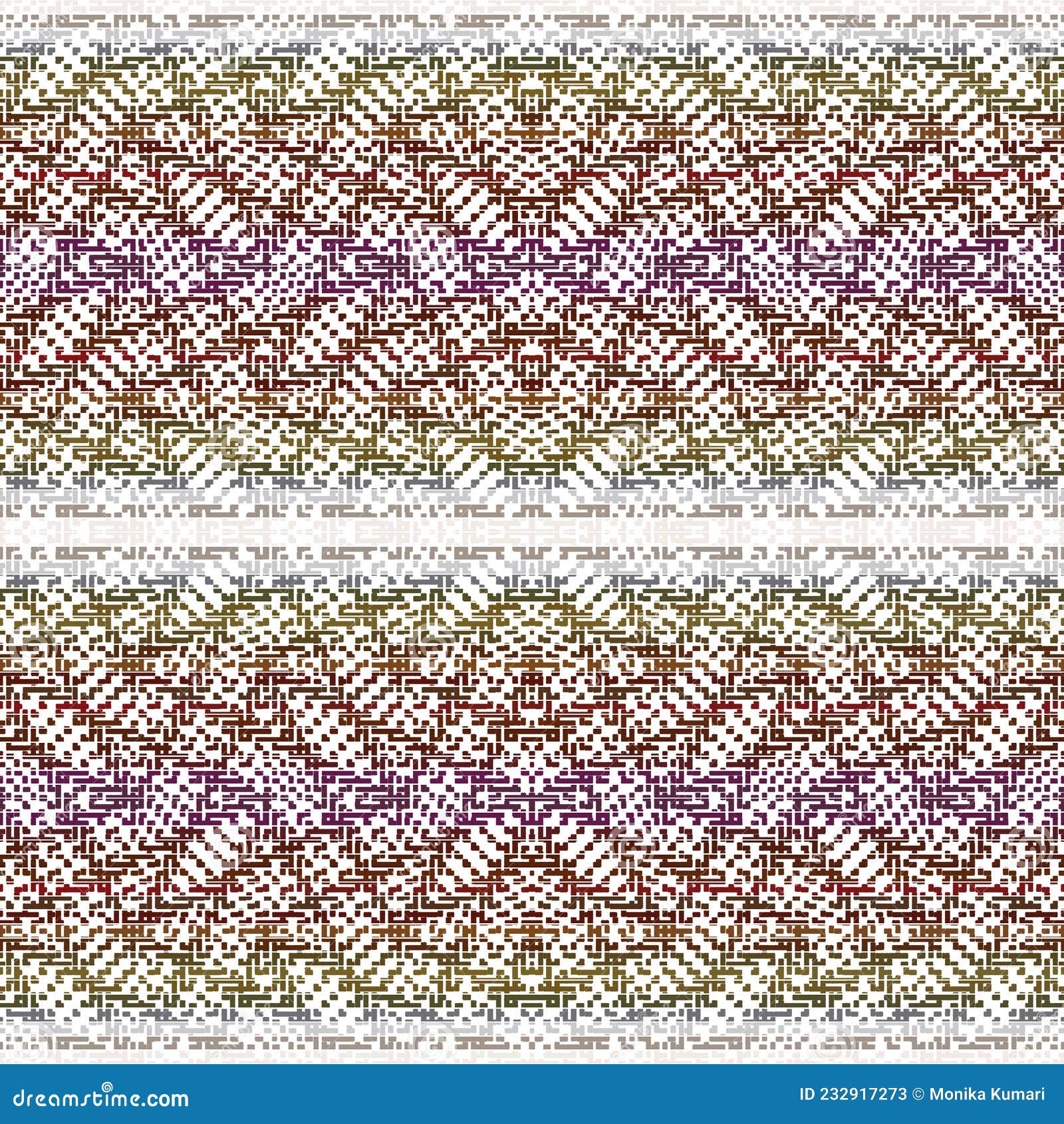 Geometric High Definition Woven Seamless Pattern Stock Illustration ...