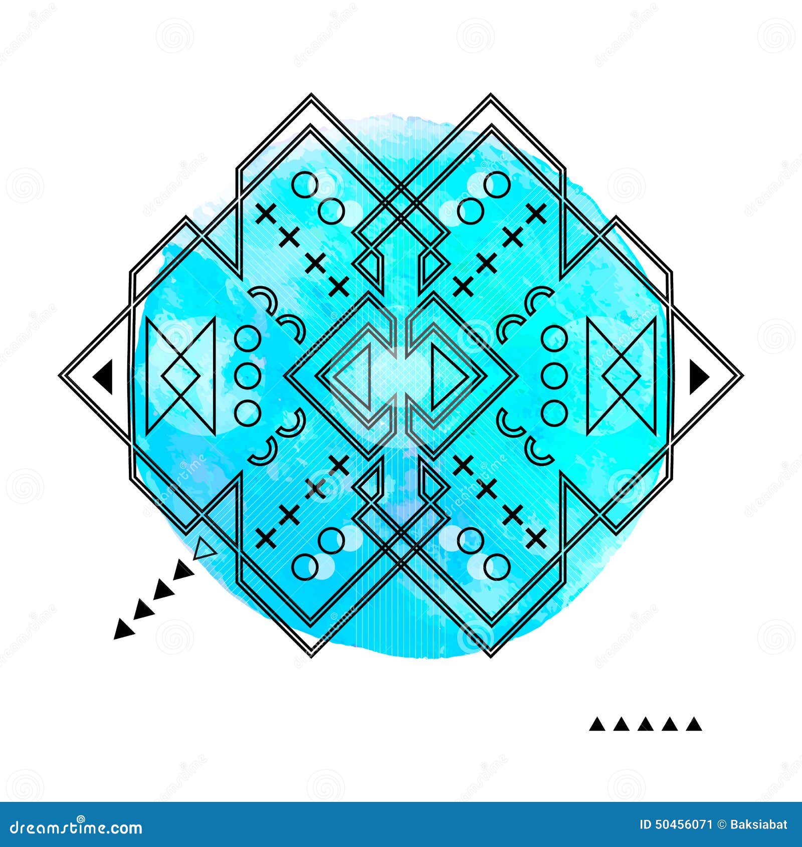 Geometric Hipster Print. Futuristic Line Design Stock Vector ...