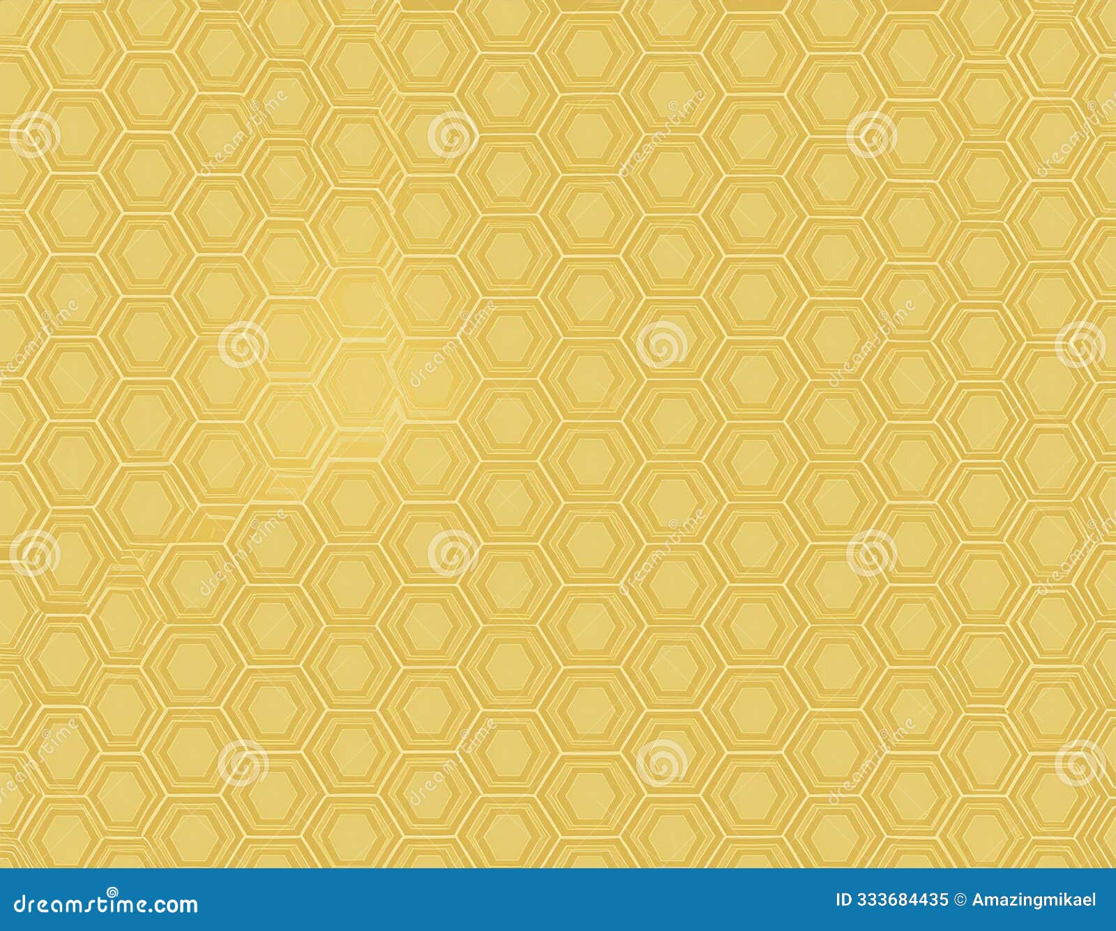 Geometric Honeycomb Pattern Abstract Yellow Hexagon Texture Background ...