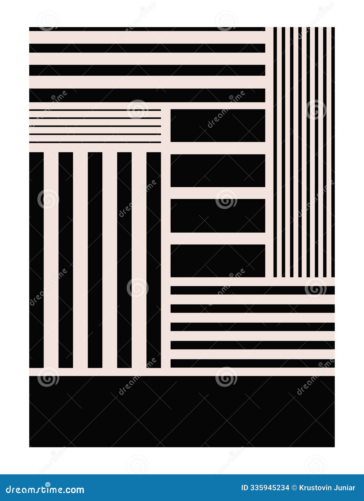 Geometric Horizontal and Vertical Stylish Striped Background Stock ...