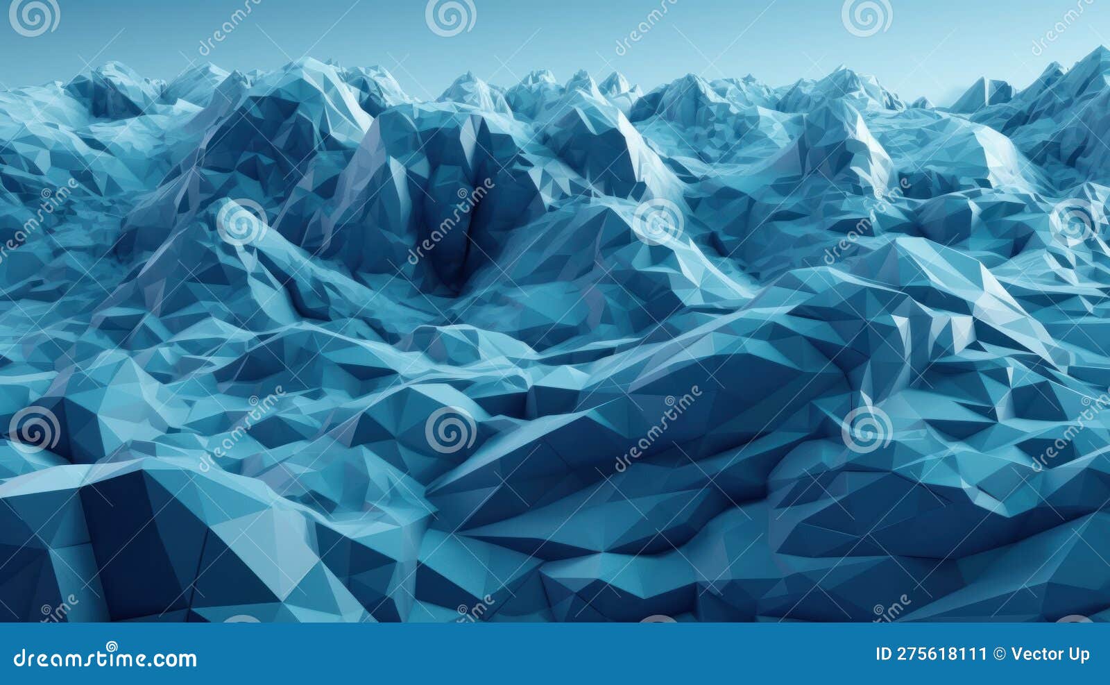 Geometric Ice Texture Background. Generative AI Stock Illustration ...