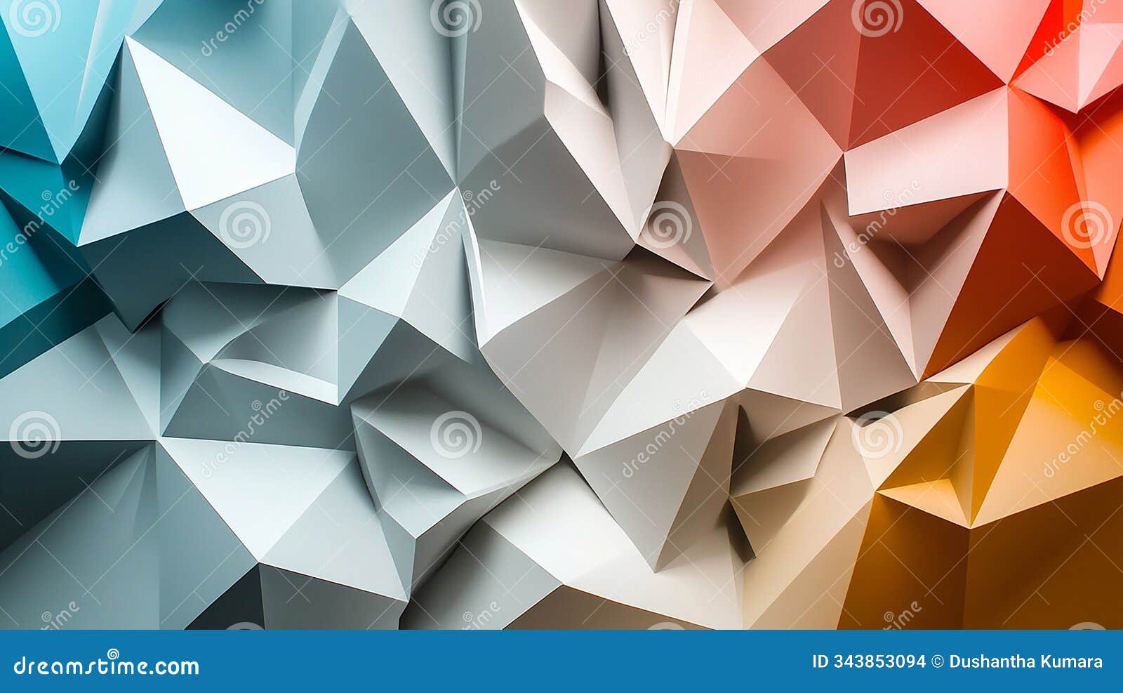 Geometric Illusion: a Modern Wallpaper with Bold Geometric Shapes ...