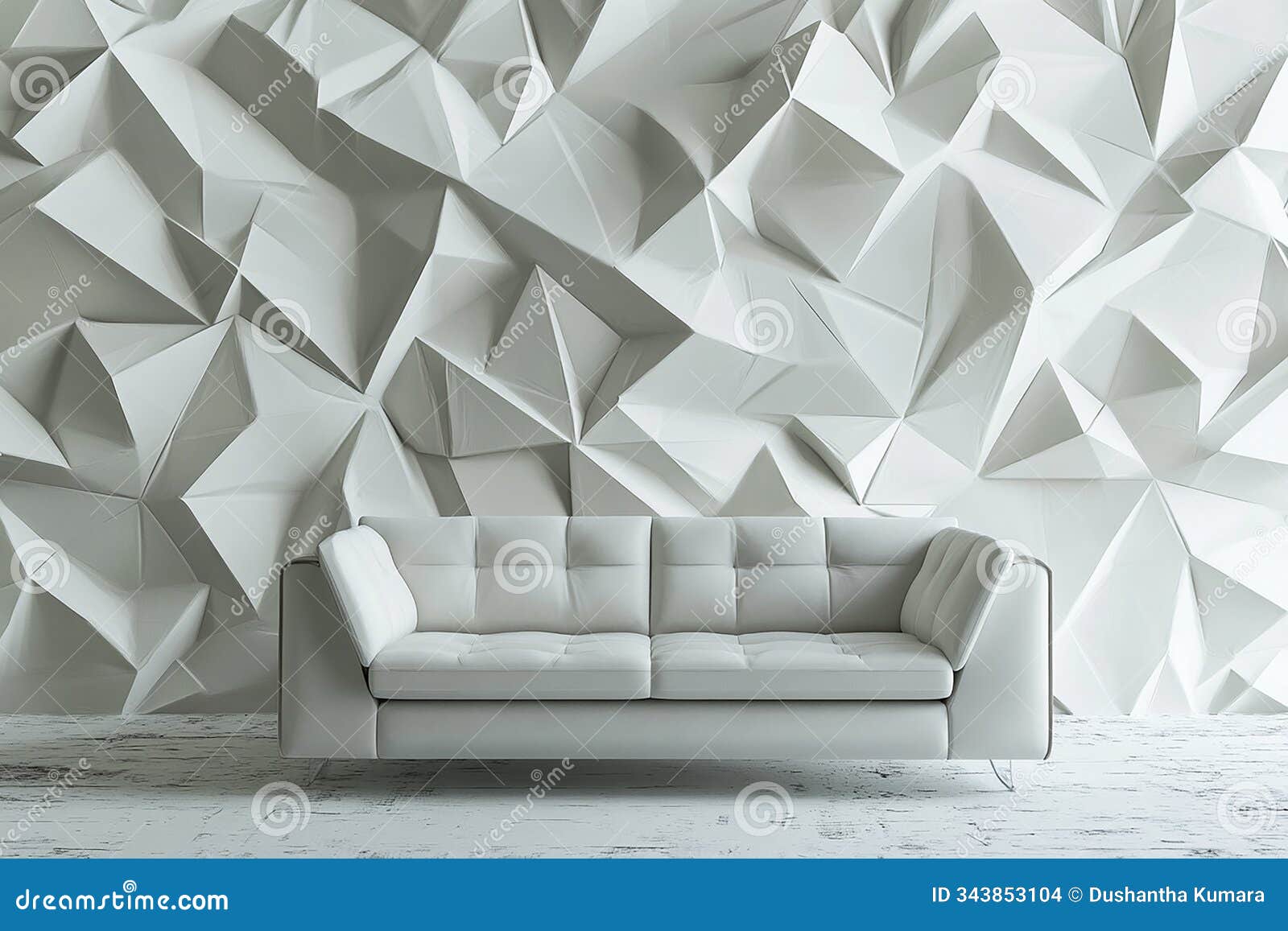 Geometric Illusion: a Modern Wallpaper with Bold Geometric Shapes ...