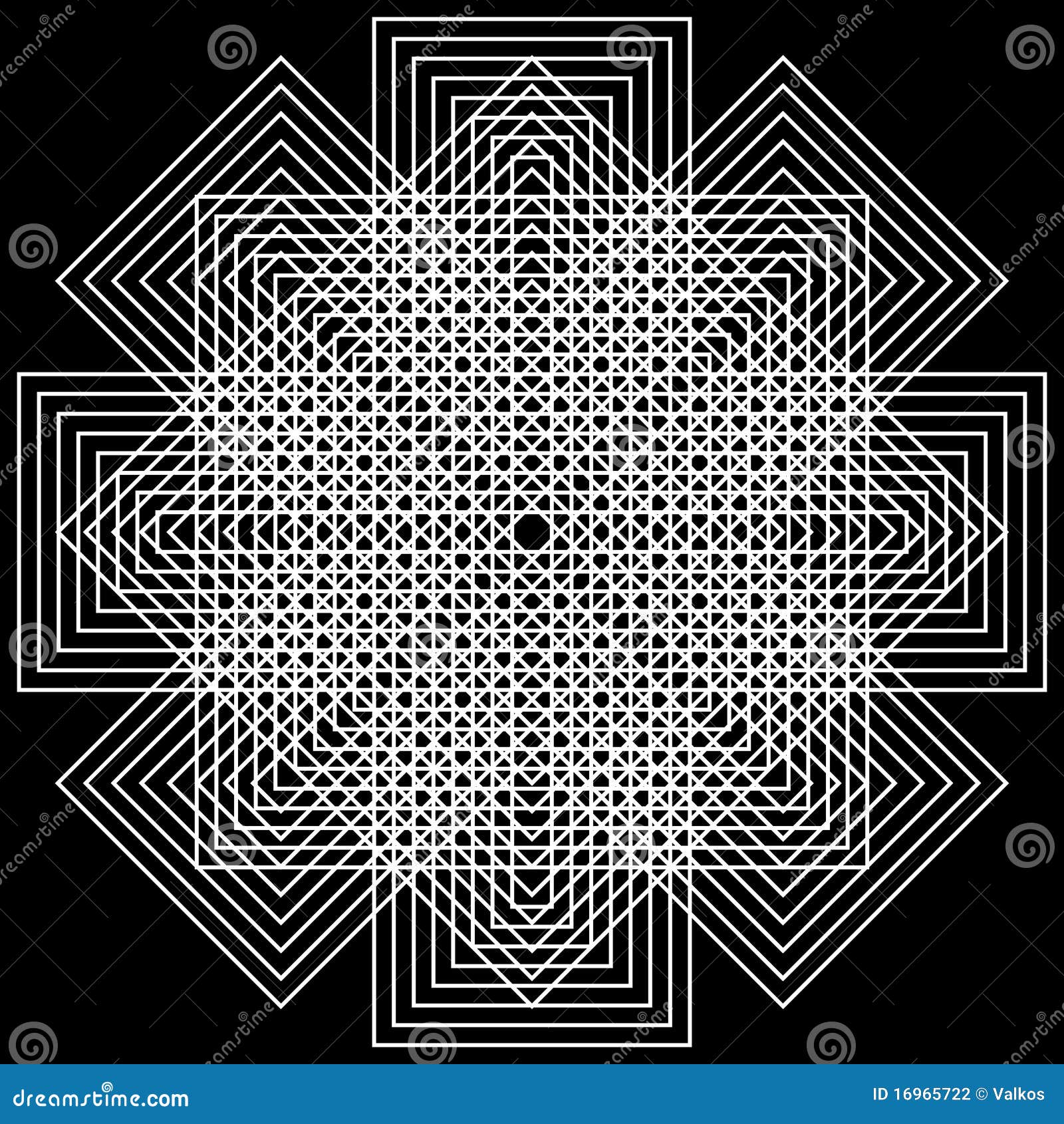 Geometric Illusions Background Stock Vector - Illustration of ...