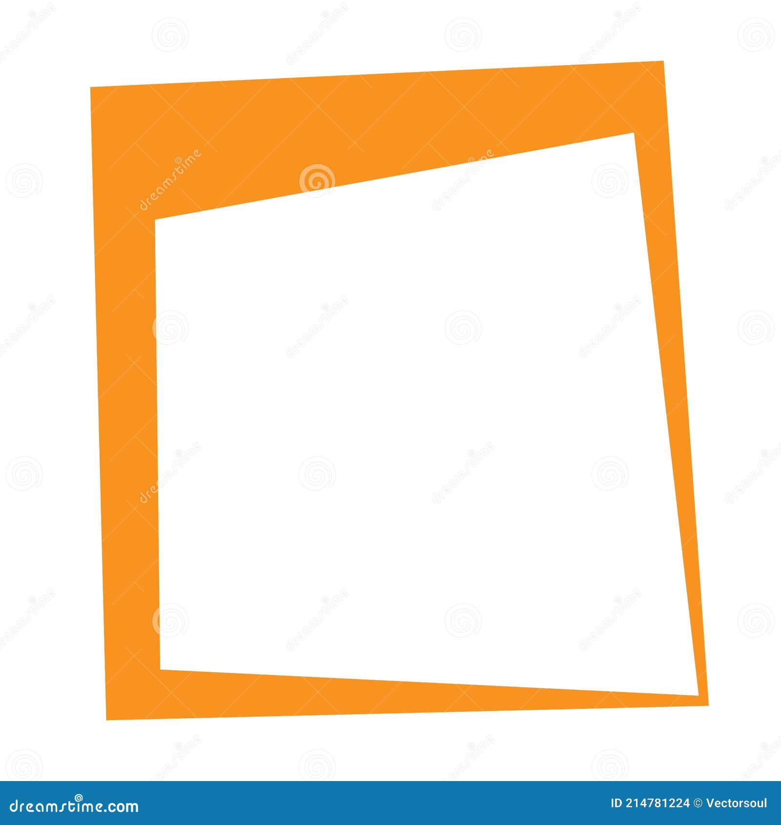 Geometric Irregular Square, Cube Picture Frame, Border Stock Vector ...