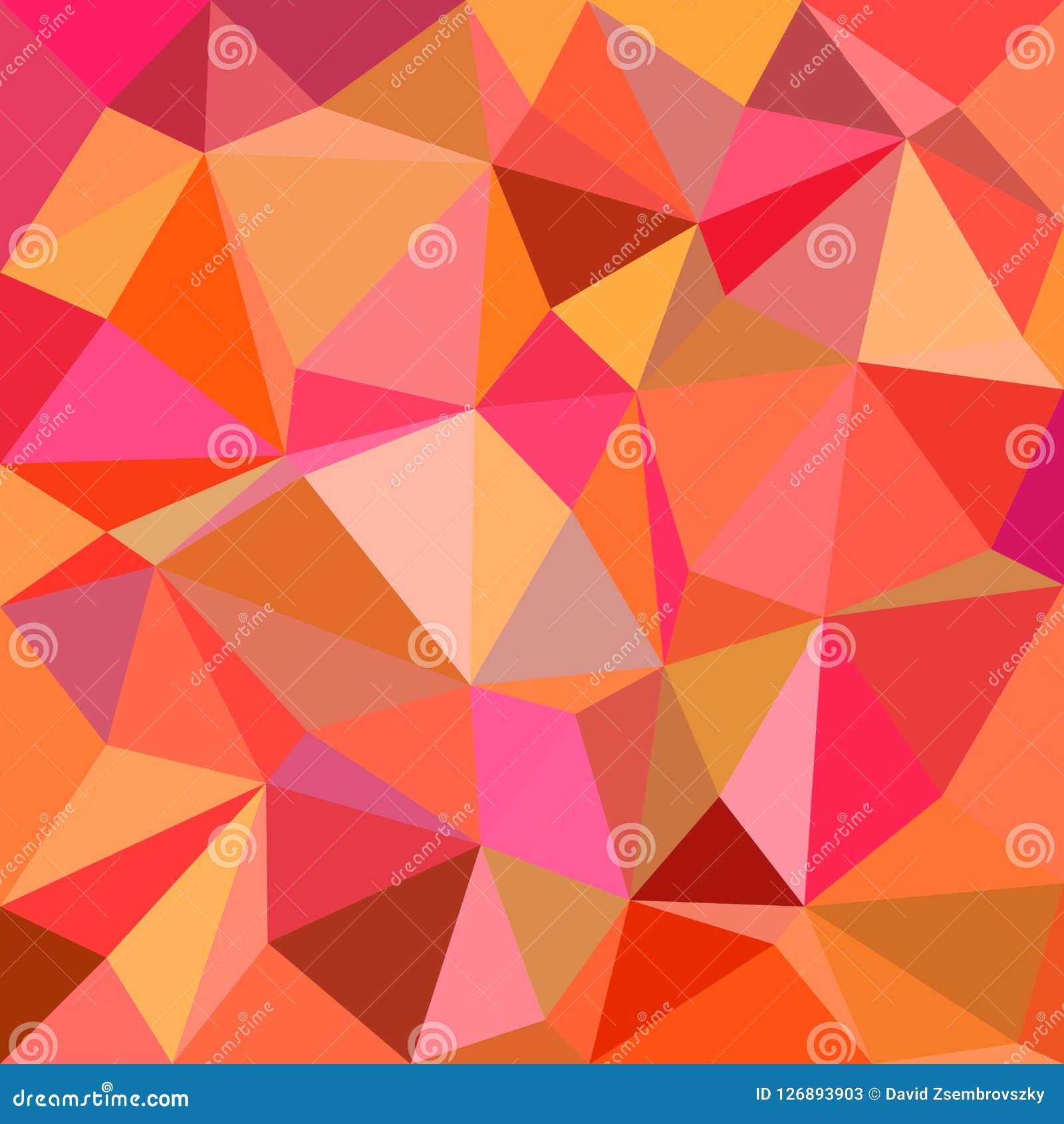 Geometric Irregular Triangle Tiled Mosaic Background Polygon Vector