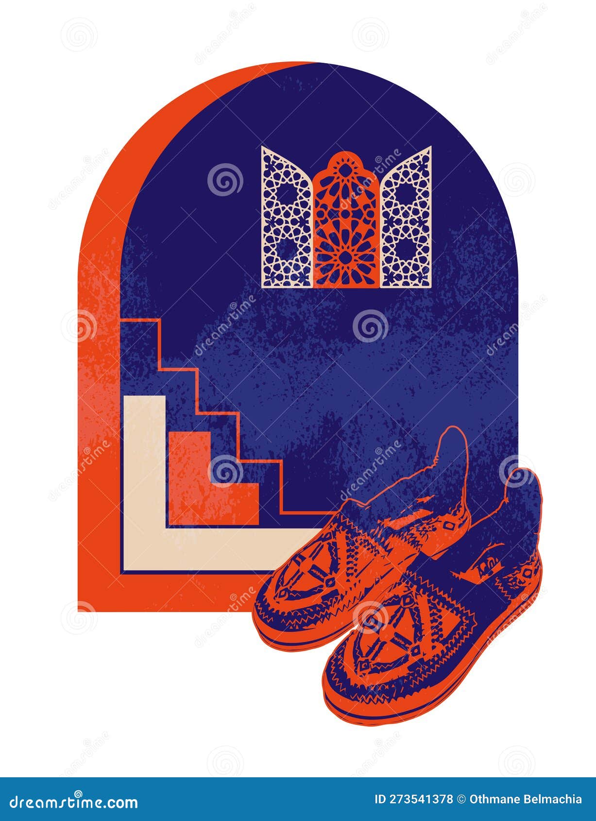 Geometric Islamic Pattern Arabesque Design Stock Vector - Illustration ...