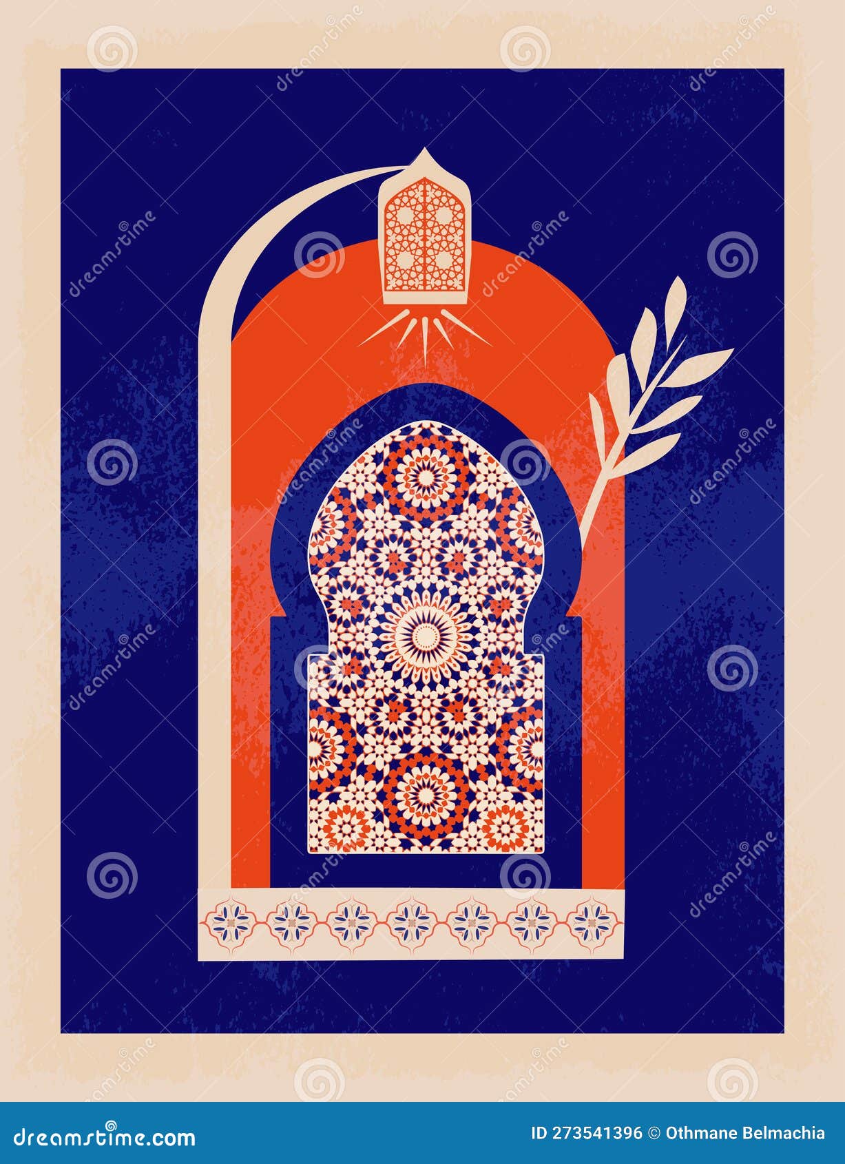 Geometric Islamic Pattern Arabesque Design Stock Vector - Illustration ...