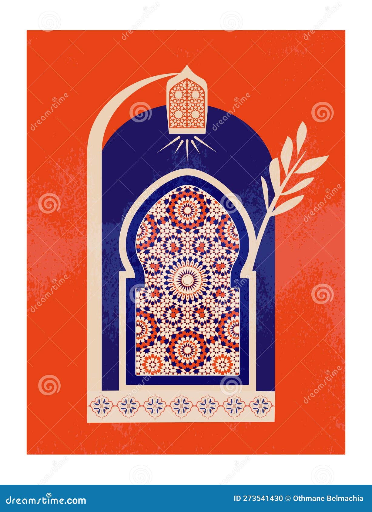 Geometric Islamic Pattern Arabesque Design Stock Vector - Illustration ...