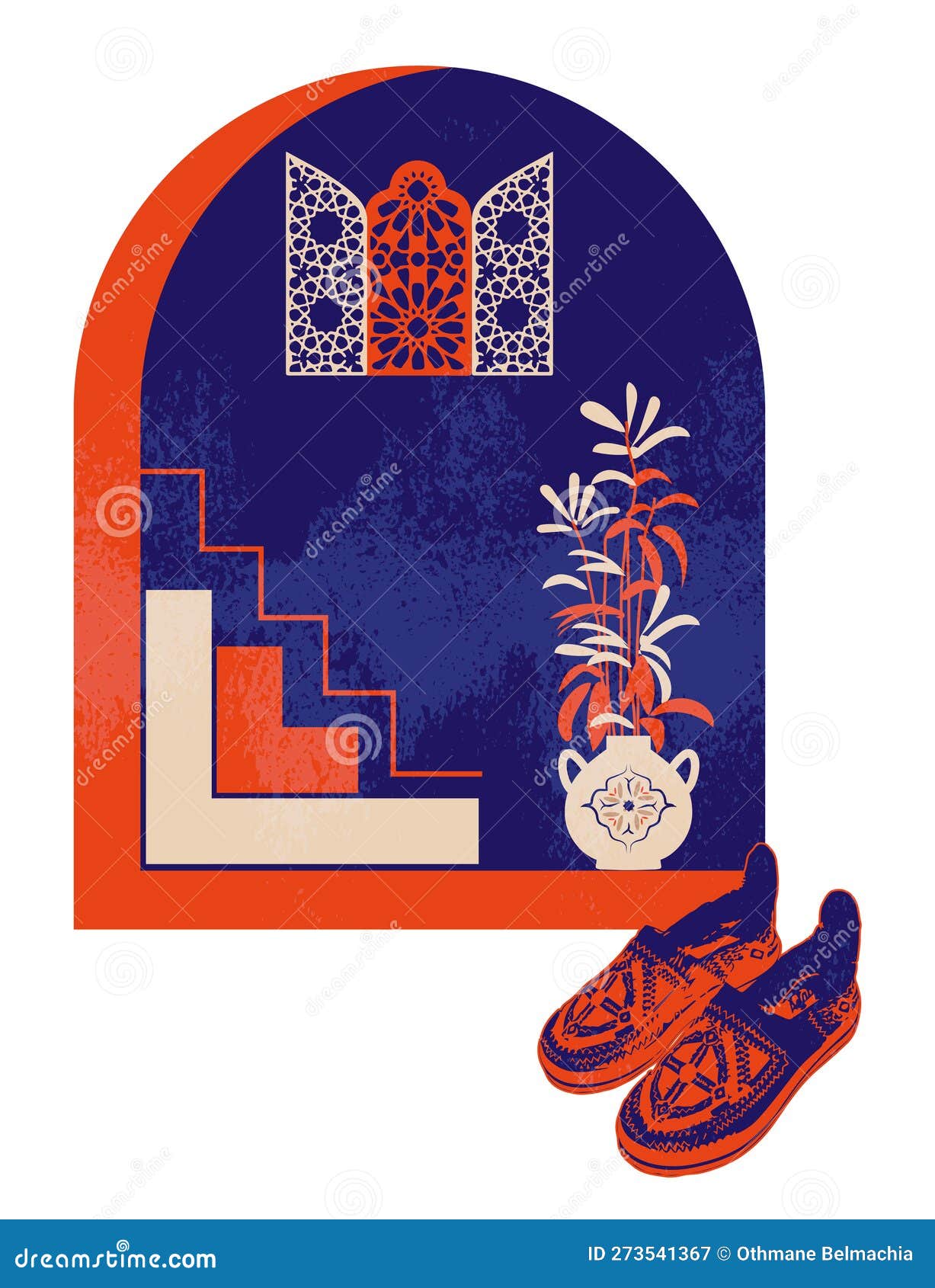 Geometric Islamic Pattern Arabesque Design Stock Vector - Illustration ...