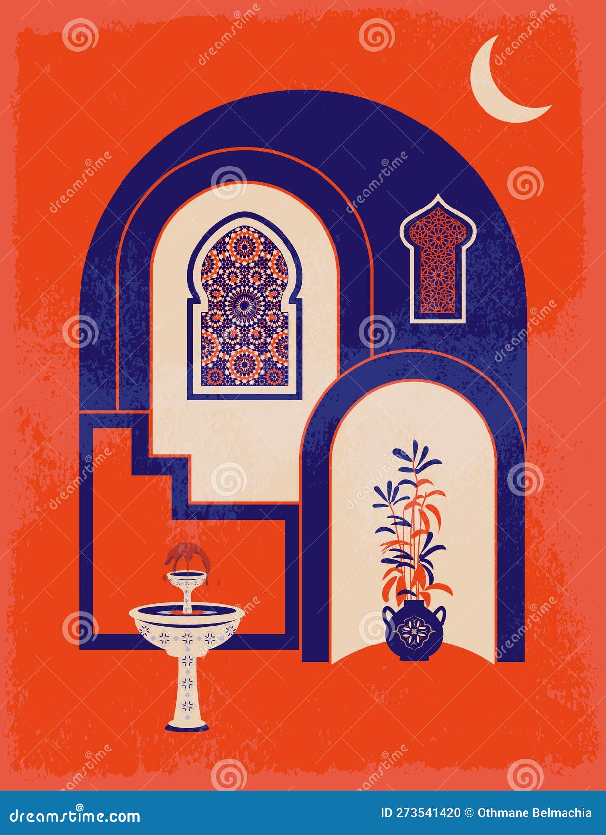 Geometric Islamic Pattern Arabesque Design Stock Vector - Illustration ...