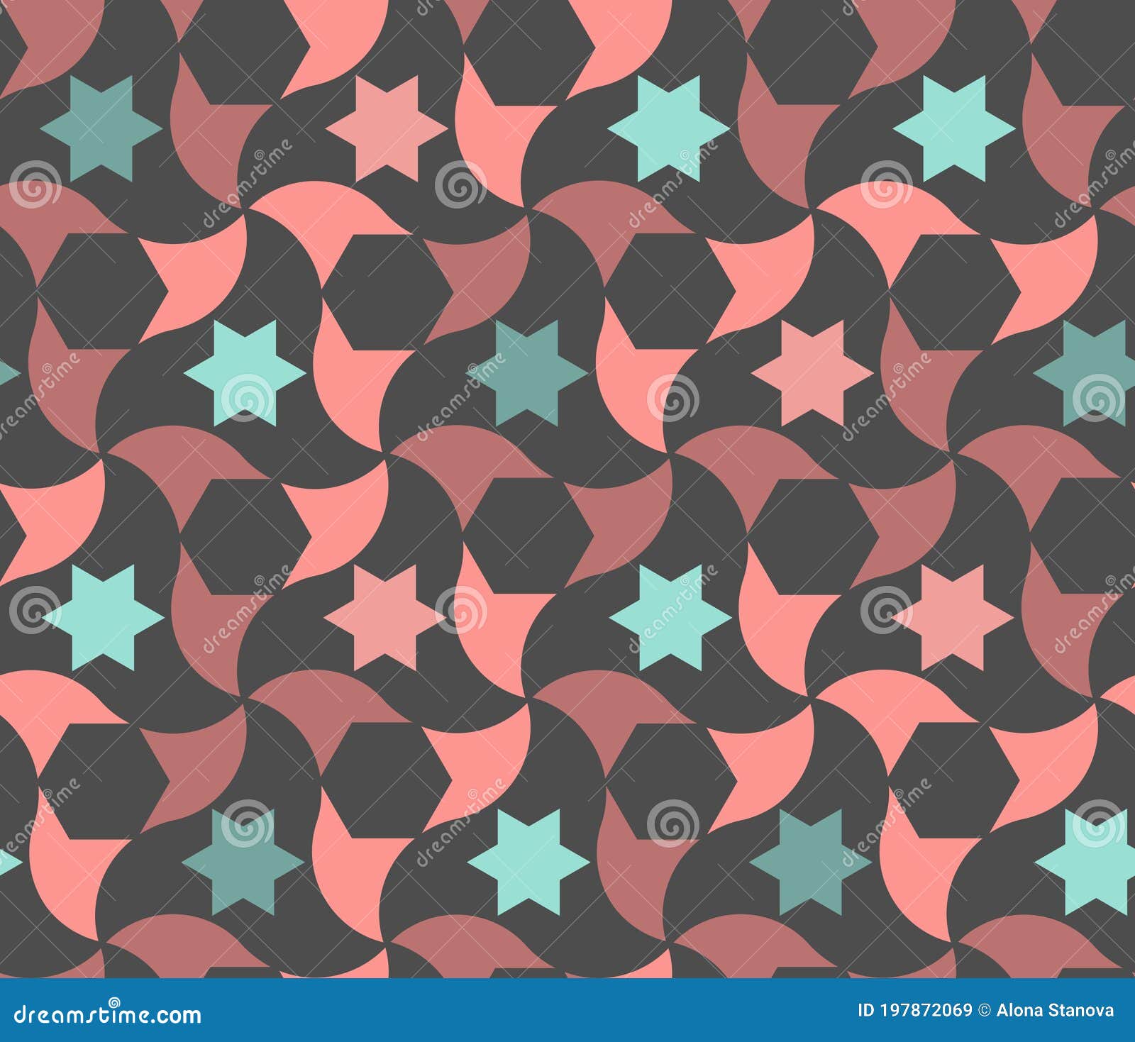 Geometric Islamic Pattern with Stars. Geometric Arabic Vector Stars ...