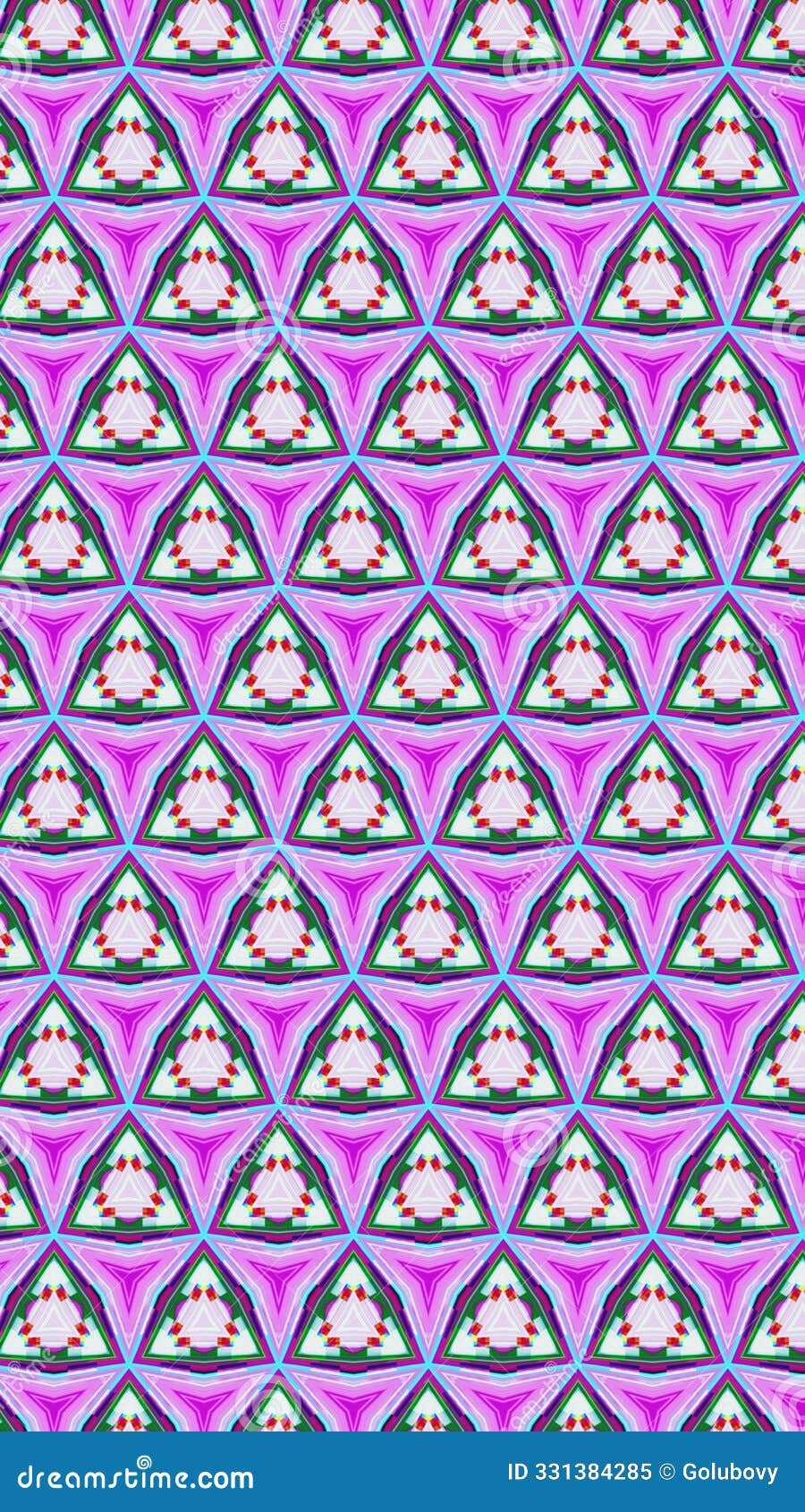 Geometric Kaleidoscope Triangular Mosaic Pattern Stock Image - Image of ...