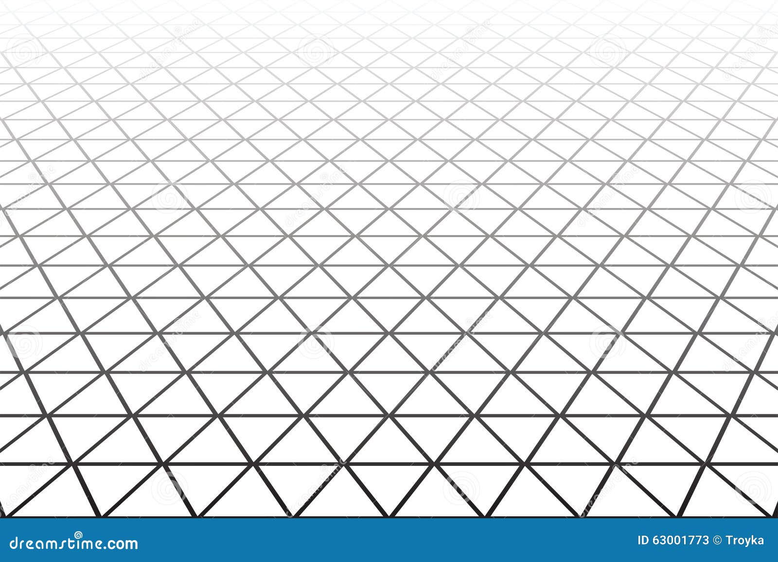 Geometric Latticed Texture. Perspective View Stock Vector ...
