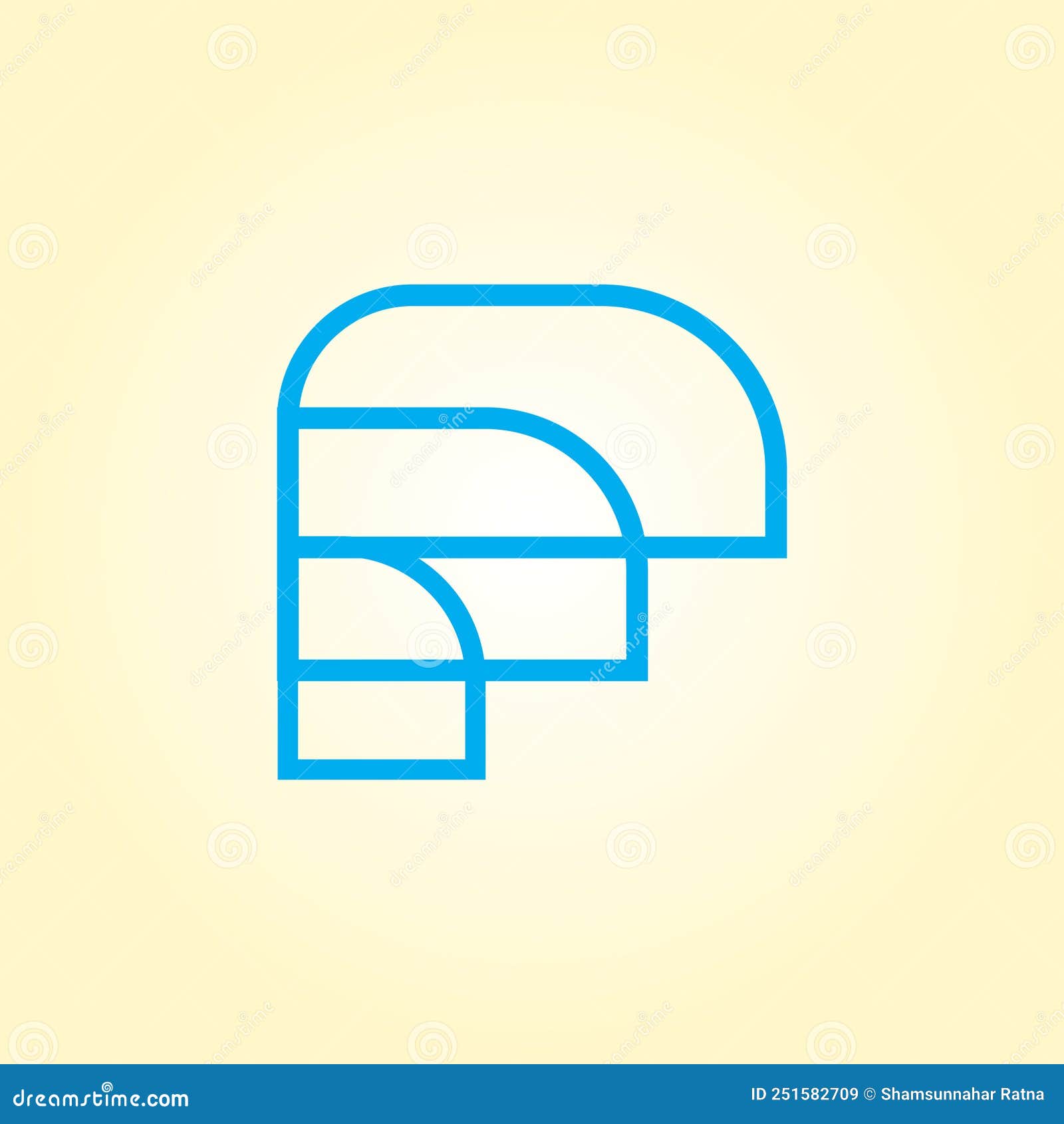 Geometric Letter F Logo Design Stock Vector - Illustration of modern ...