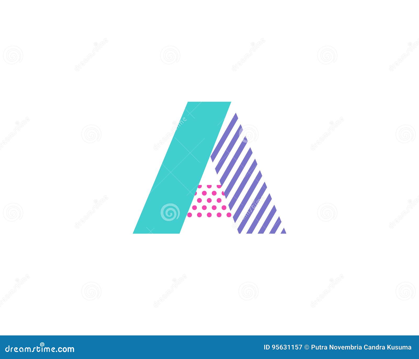 Geometric Letter Icon Logo Design Element Stock Vector - Illustration ...