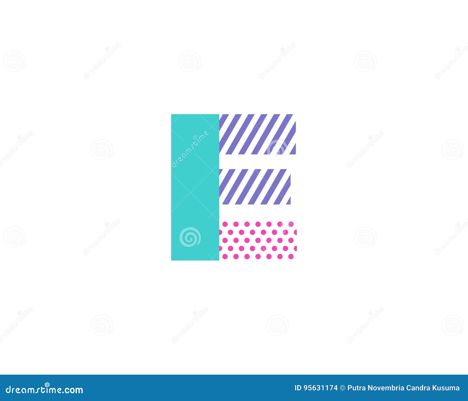 Geometric Letter Icon Logo Design Element Stock Vector - Illustration ...