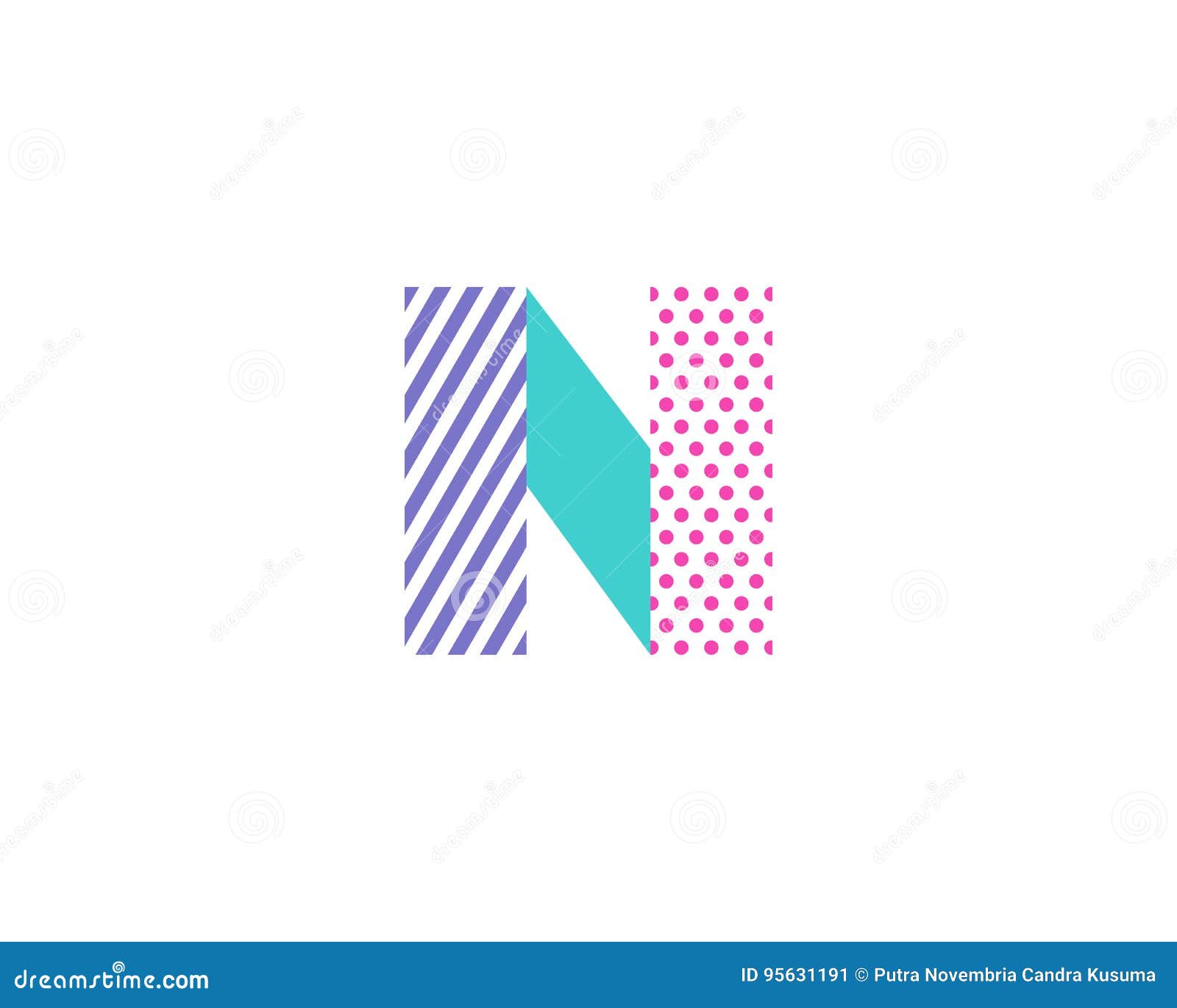 Geometric Letter Icon Logo Design Element Stock Vector - Illustration ...